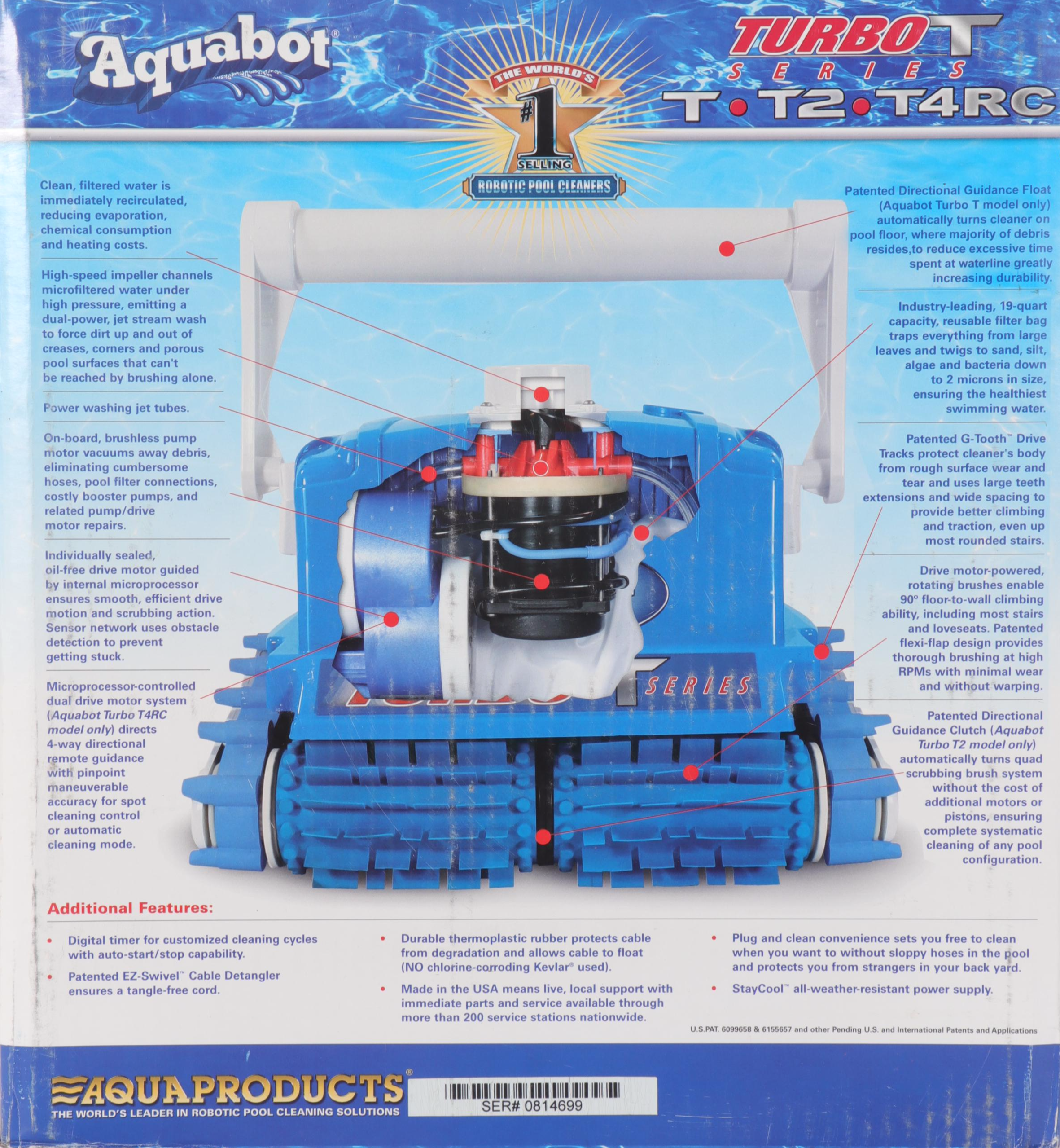 Aquabot Turbo T2 In Ground Automatic Swimming Pool Cleaner | EBTH