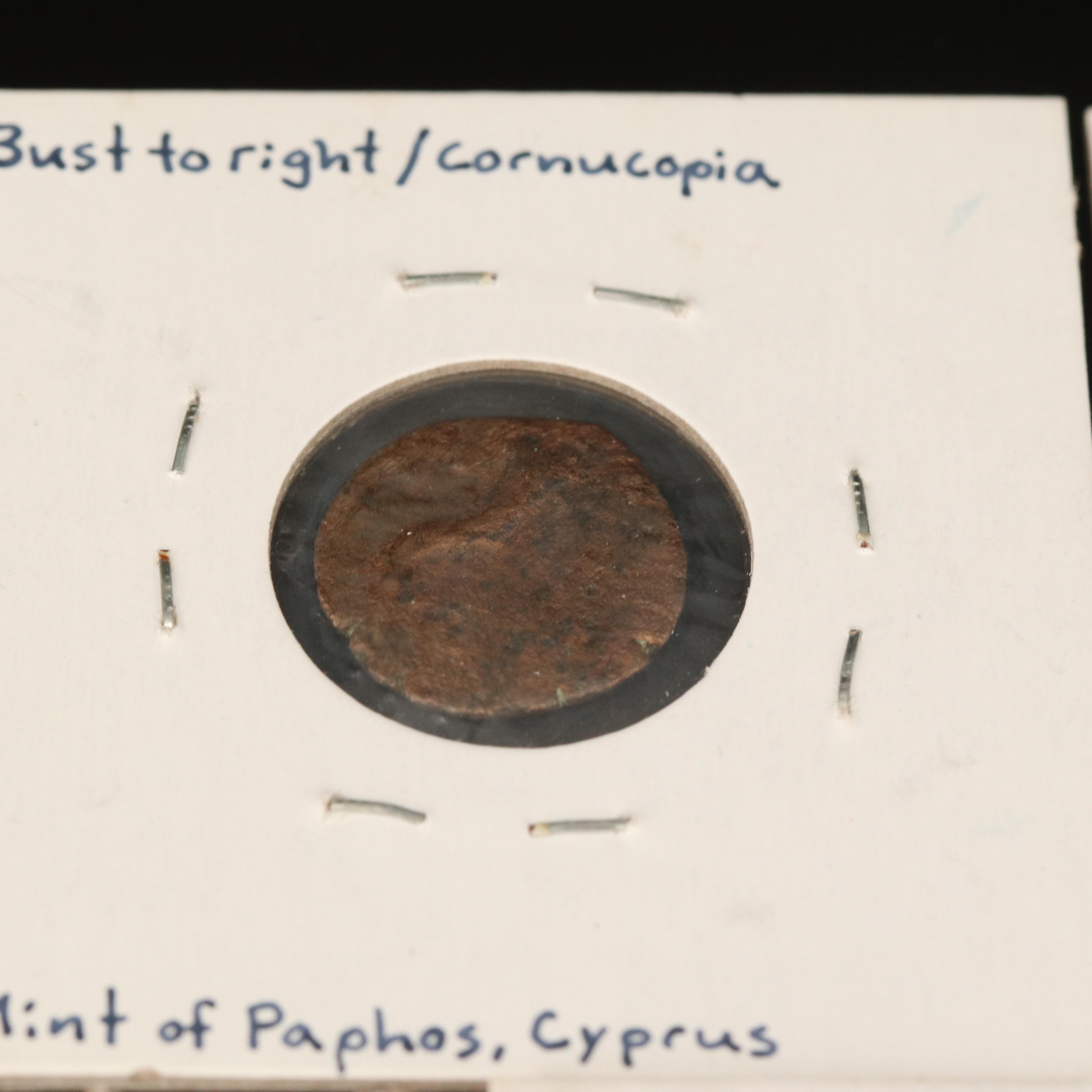 Three Ancient Egyptian Bronze Coins of Cleopatra VII, ca. 35 BC | EBTH