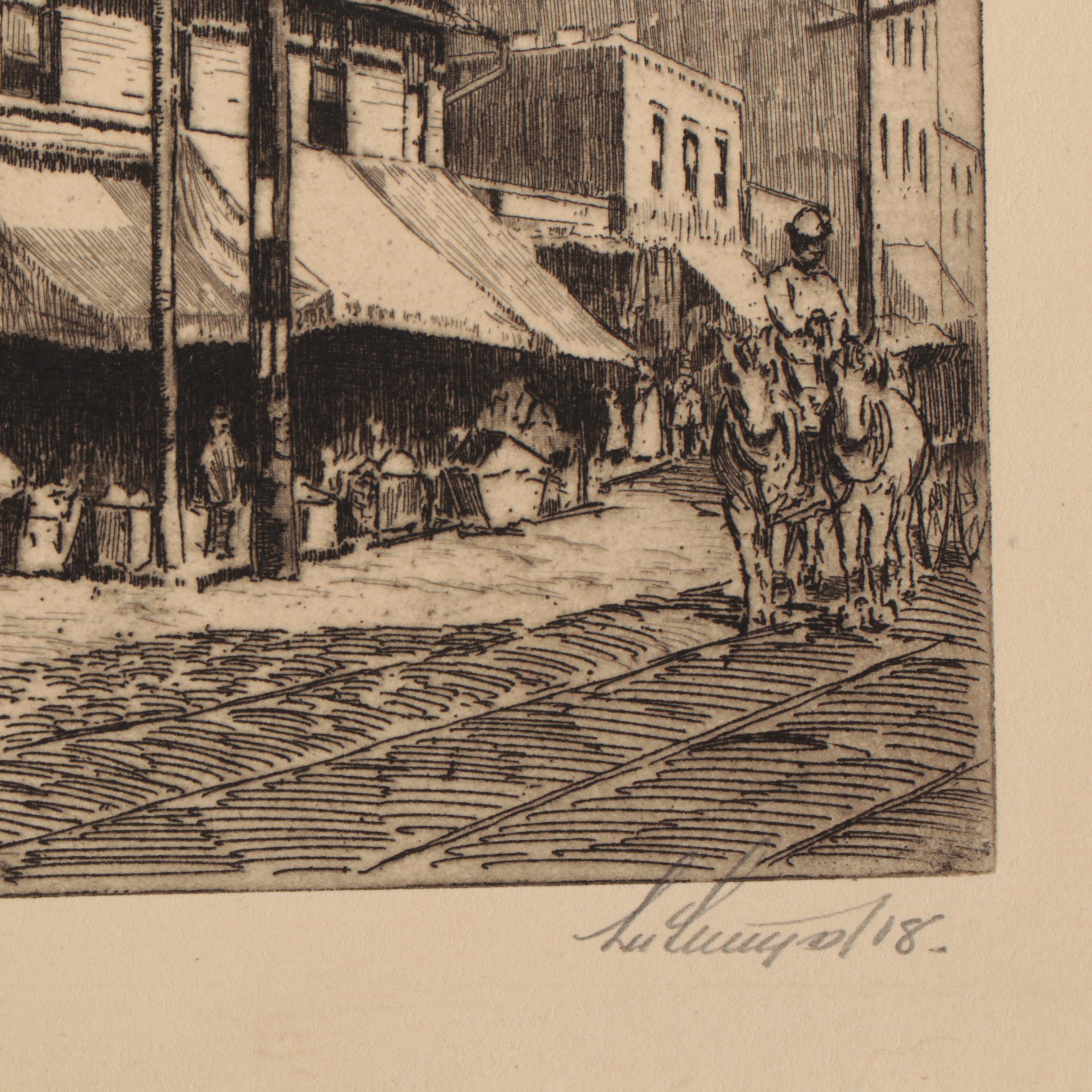 Lee Sturges Landscape Etchings, Early 20th Century | EBTH