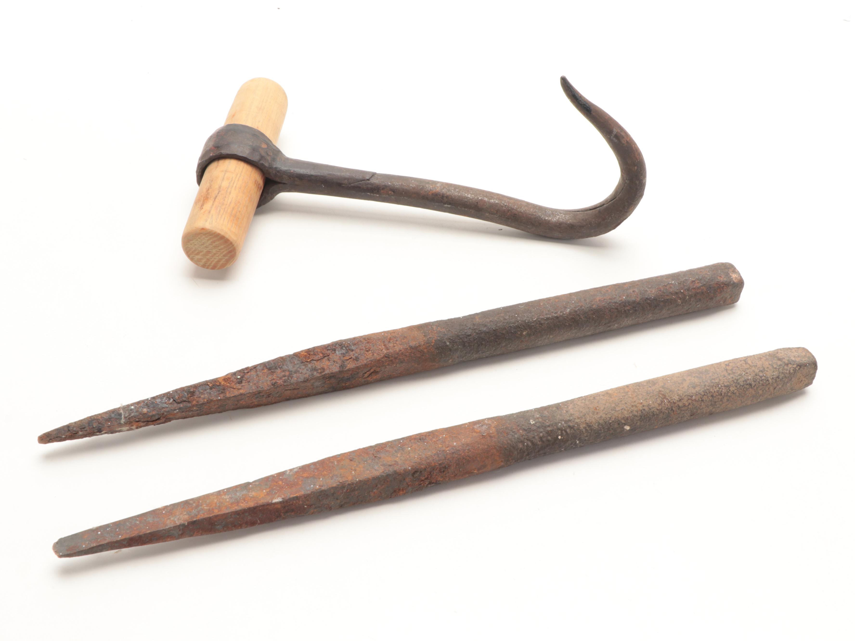 Block Planes, Chisels, Glass Insulators and More Early Tools, Hardware ...