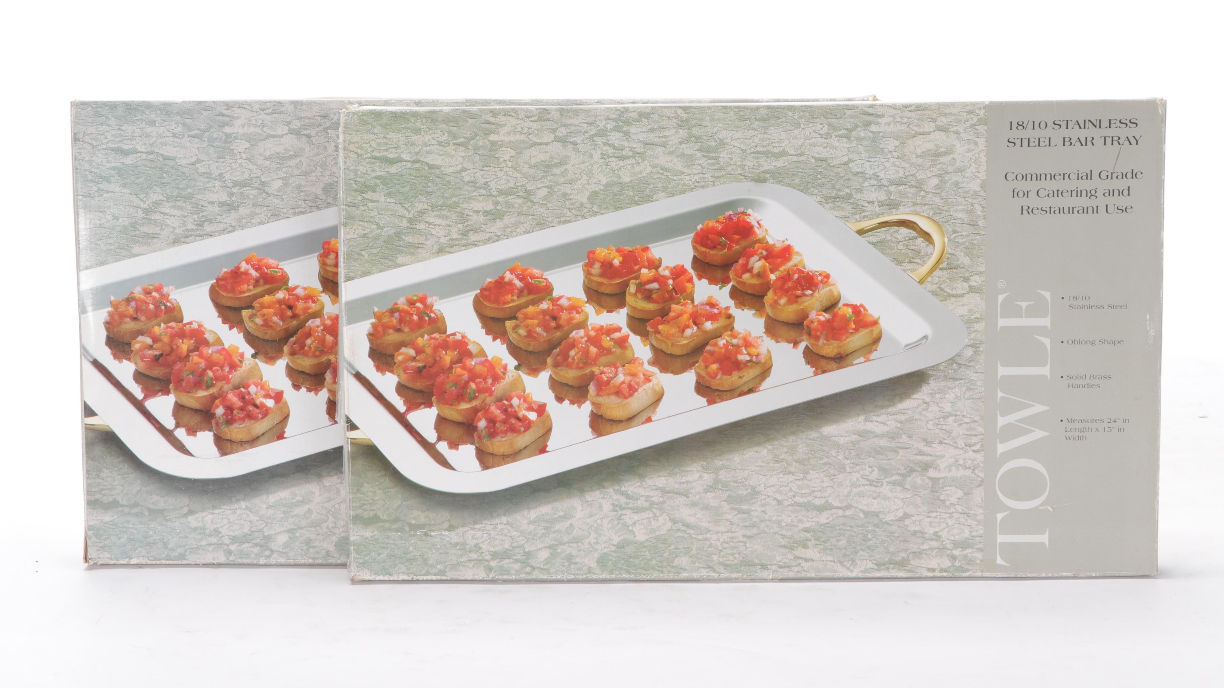 Trudeau Fondue Set with Godinger Crystal Cake Plates and Other ...