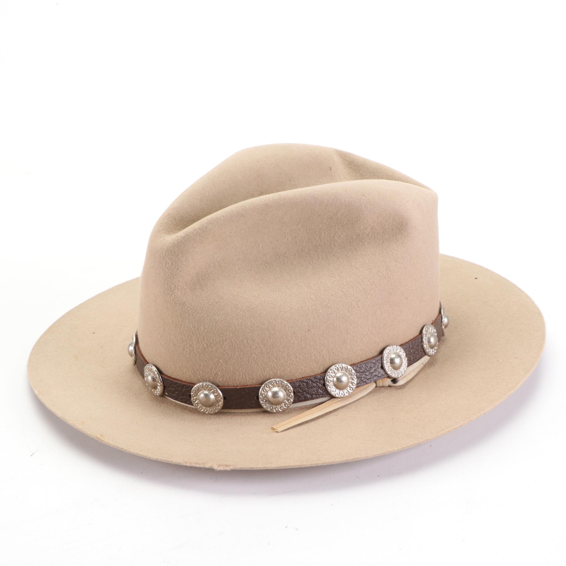 5X Beaver Fur Felt Western Hats and L.L. Bean Wool Felt Fedora | EBTH