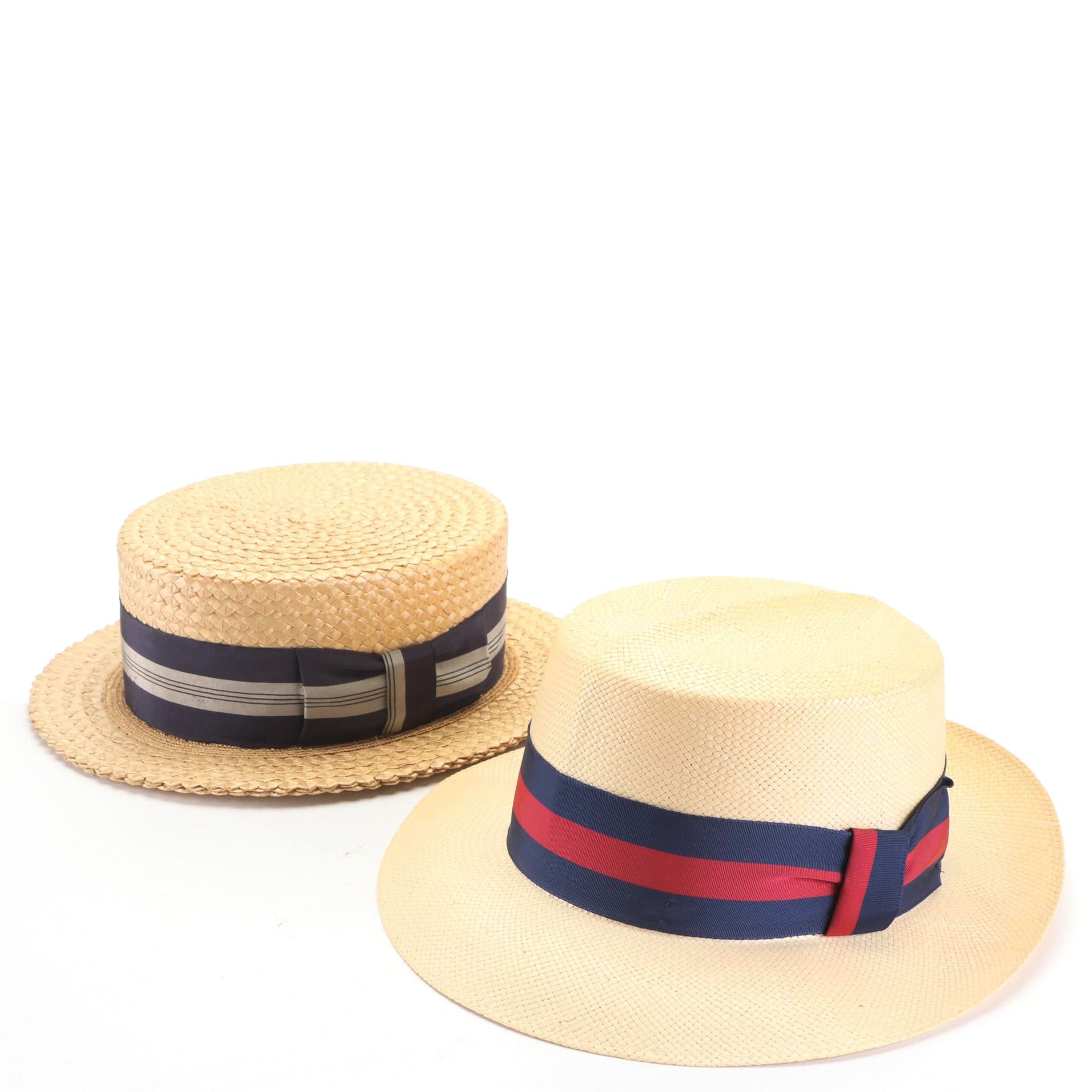 Pendleton Country Traditionals Optimo Crown Straw Hat and Lee Straw ...