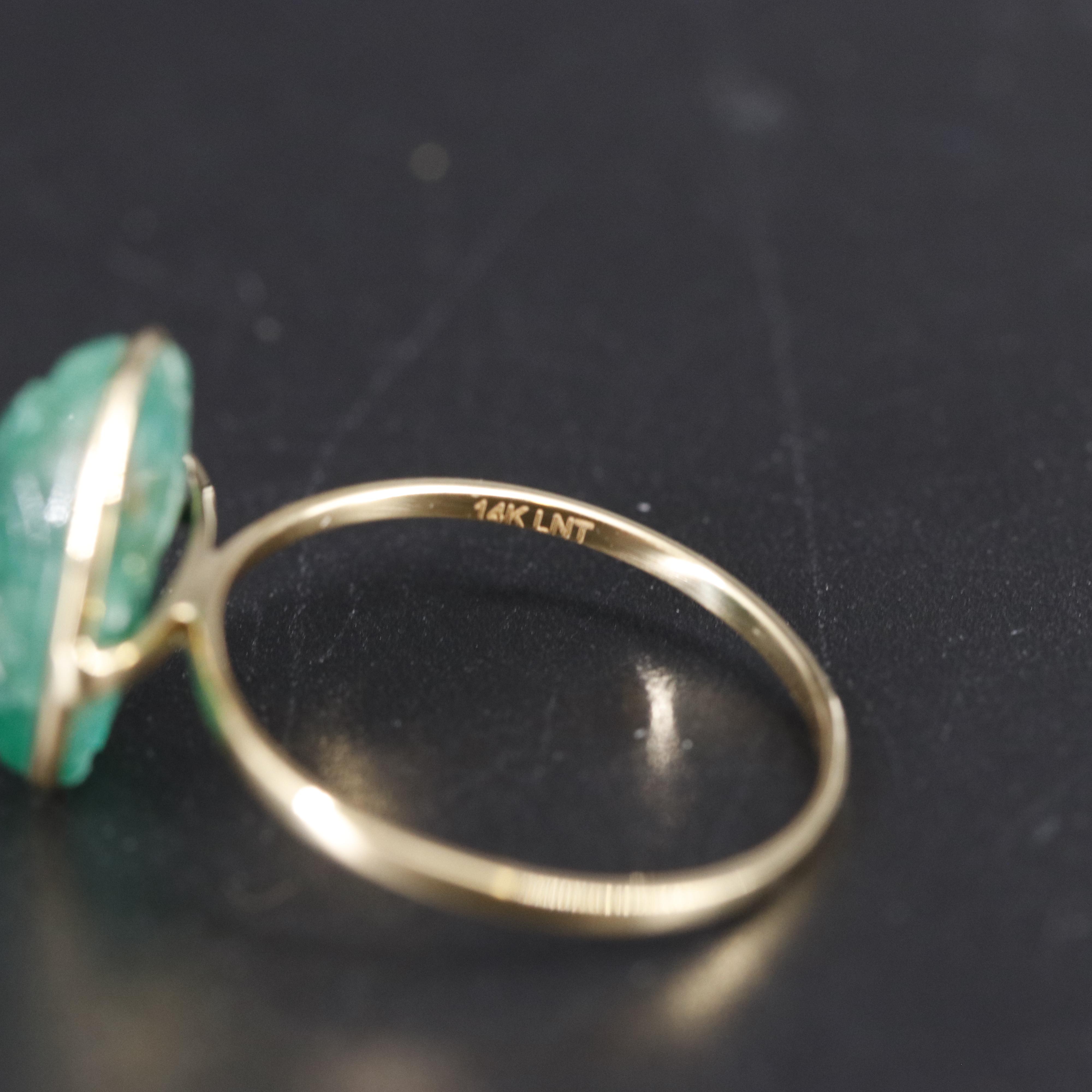 14K Emerald Ring | EBTH