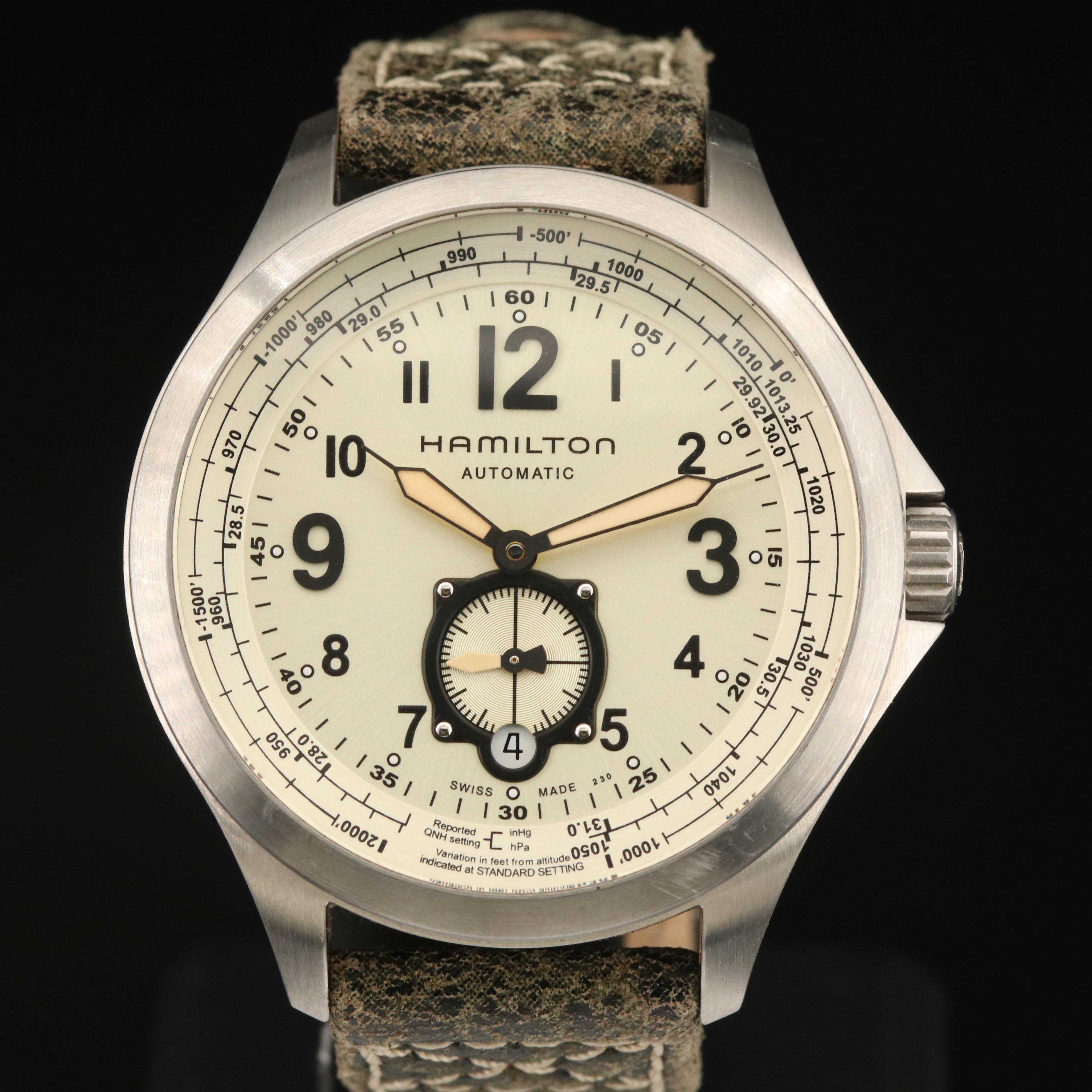 Hamilton Khaki Aviation QNE Automatic Wristwatch | EBTH