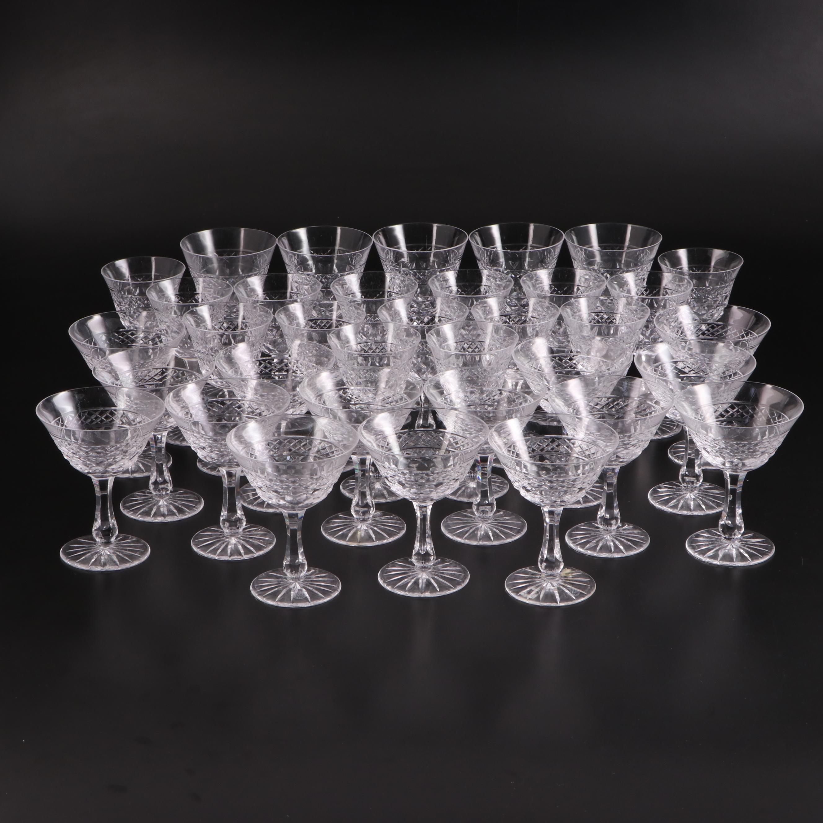 Bayel "Dubarry" Crystal Wine Glasses, Champagne Coupes, and Water ...