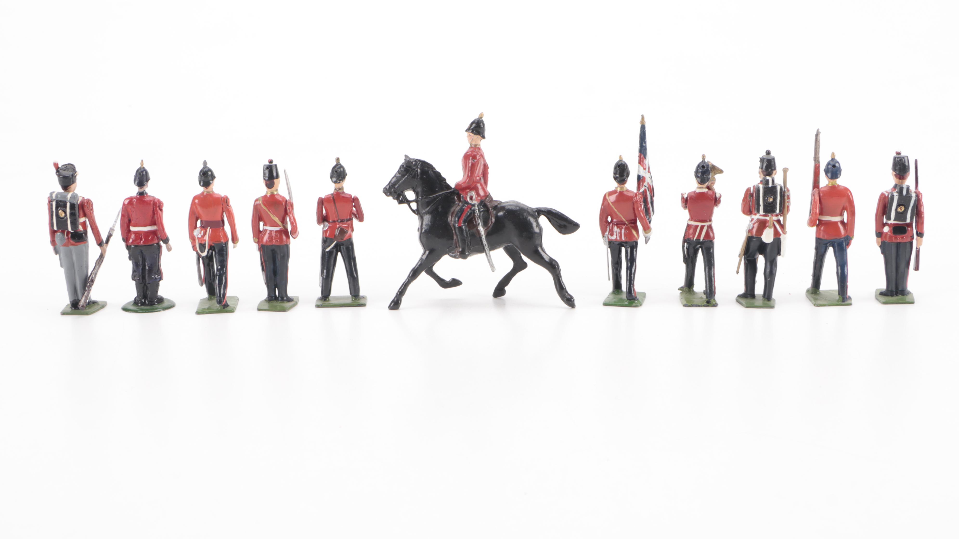 Britains Britannia Ltd. Hand-Painted Cast Metal British Infantry ...