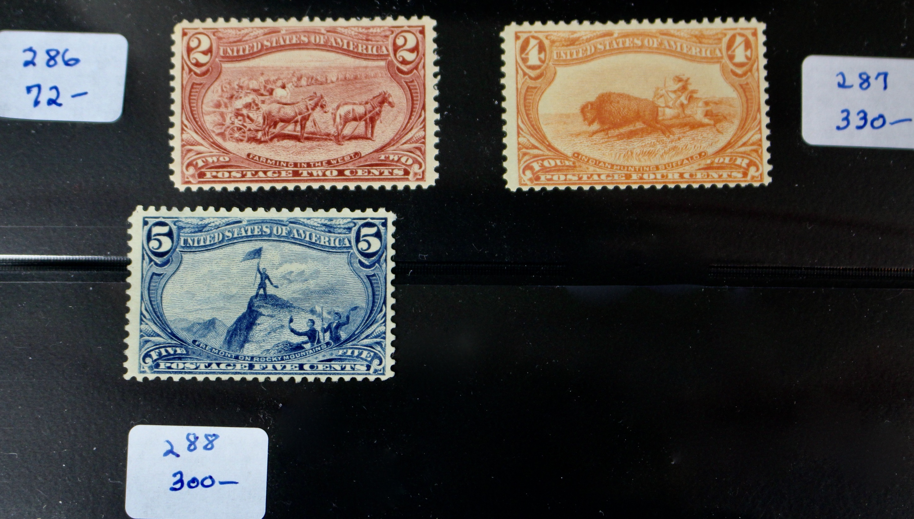 Group of Three Different Trans-Mississippi Exposition Stamps | EBTH