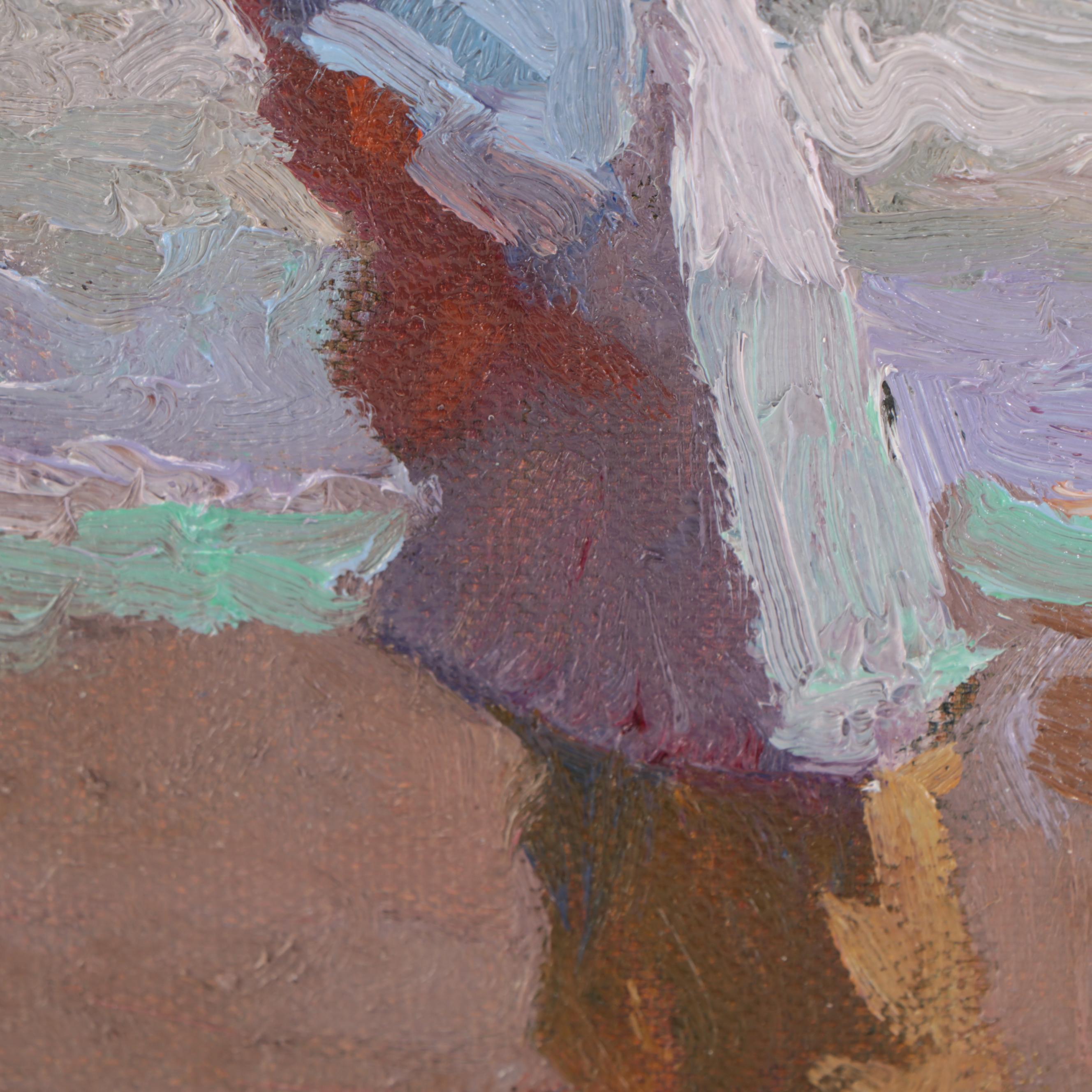 Sally Rosenbaum Oil Painting of Child at Beach, 21st Century | EBTH