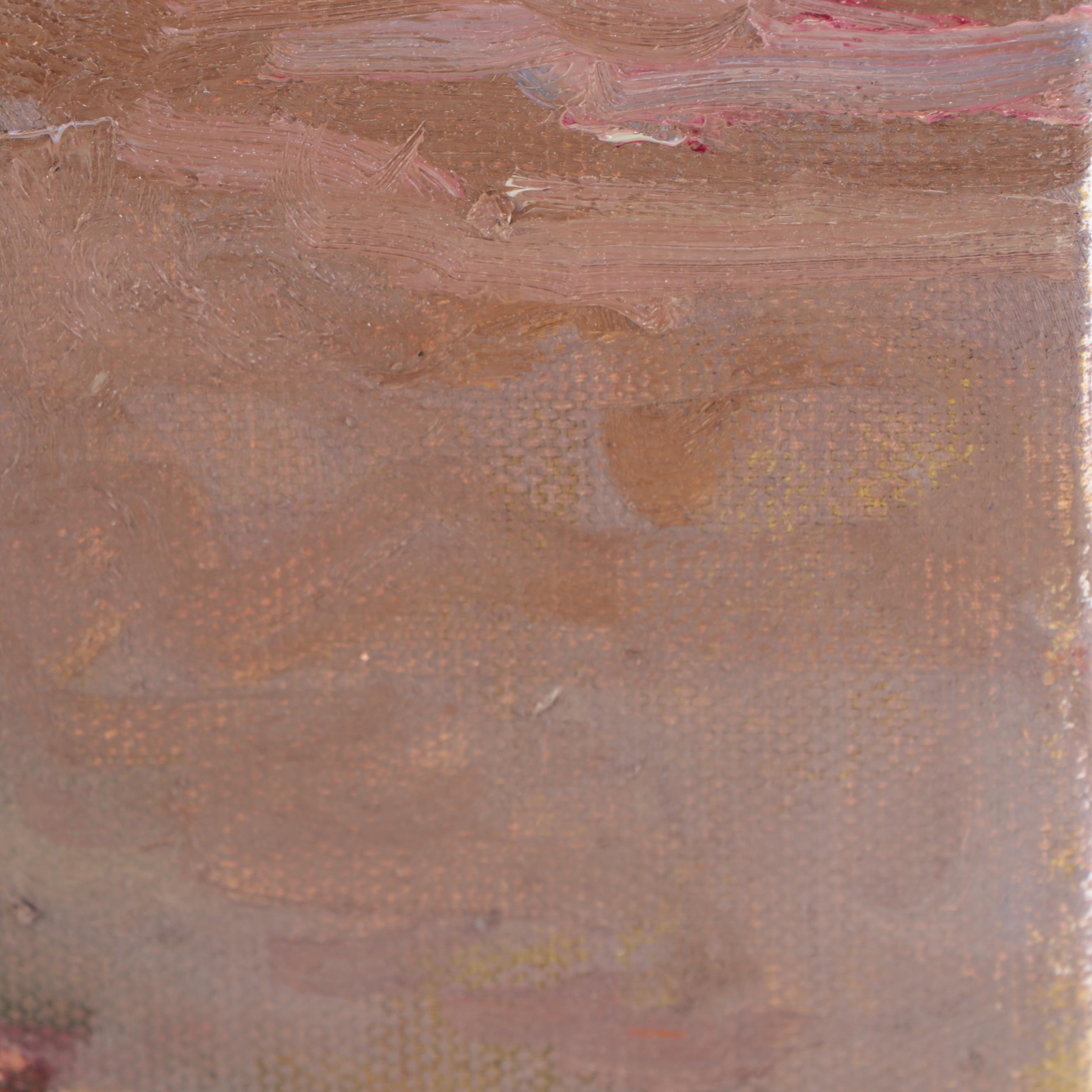 Sally Rosenbaum Oil Painting of Child at Beach, 21st Century | EBTH