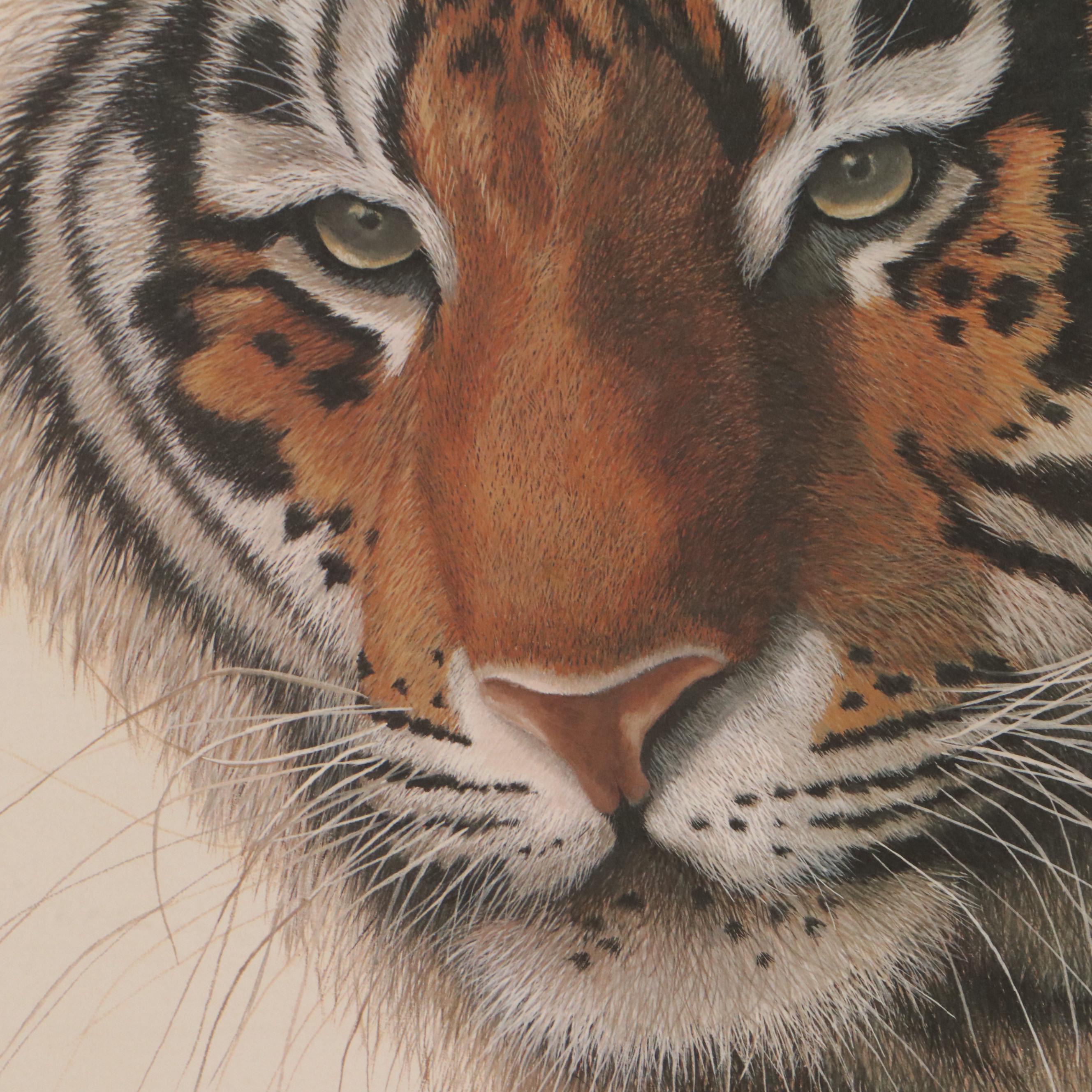 Imogene H. Farnsworth Offset Lithograph "Bengal Tiger" | EBTH