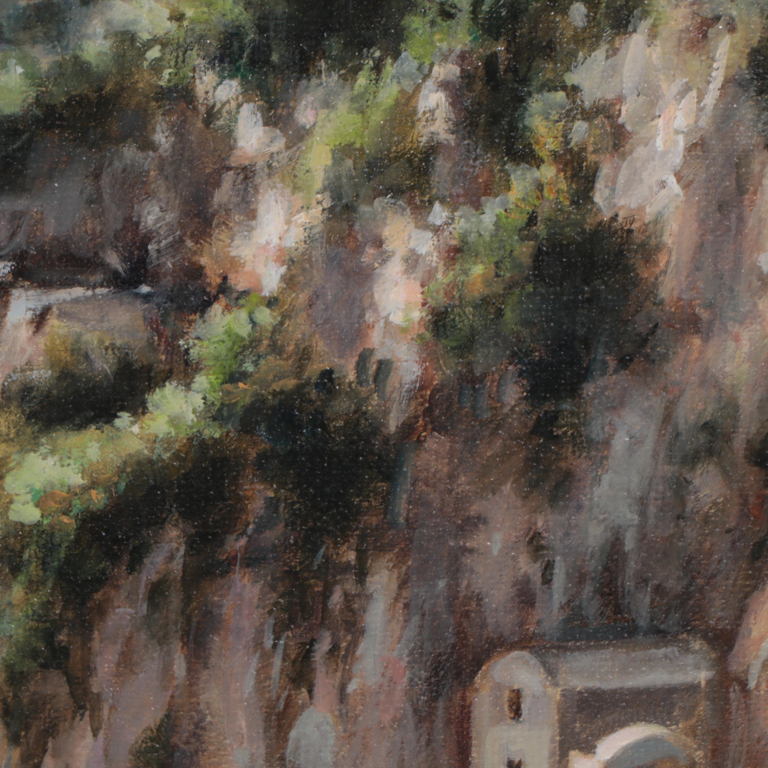 Mario Irace Coastal Landscape Oil Painting "Praiano" | EBTH