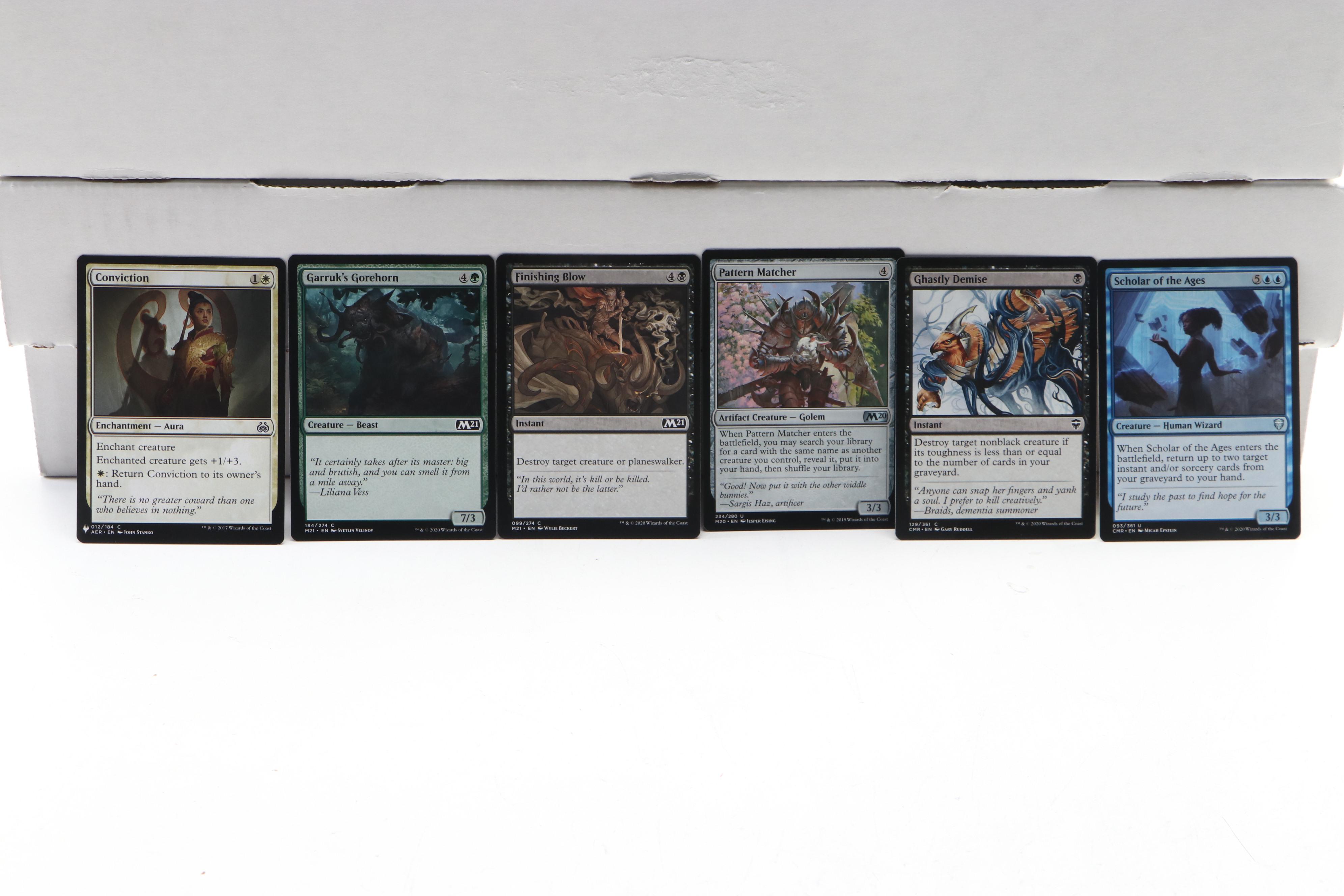 Magic: The Gathering Trading Cards with Uncommon Cards and Playmats ...