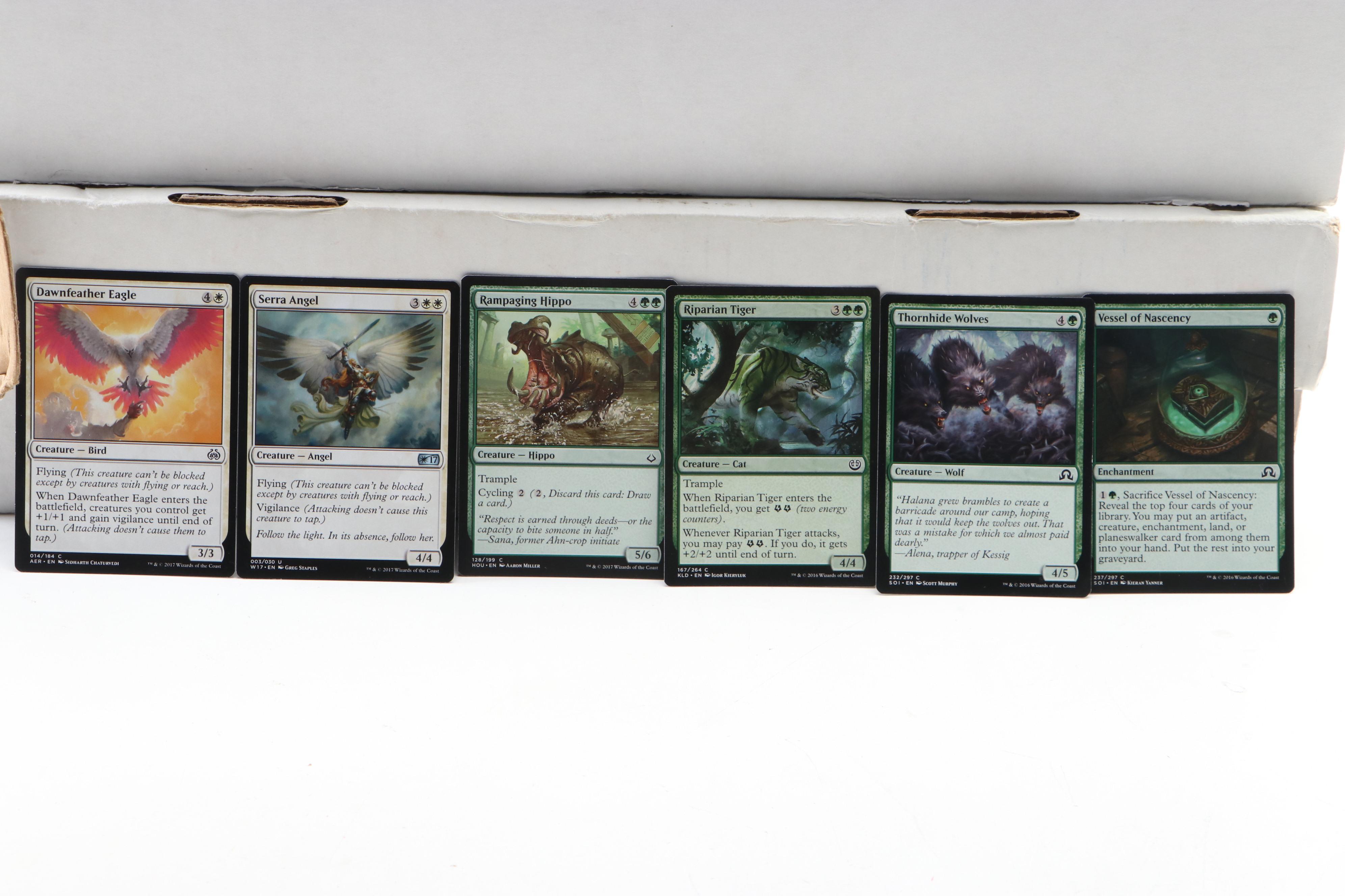 Magic: The Gathering Trading Cards with Uncommon Cards and Playmats ...