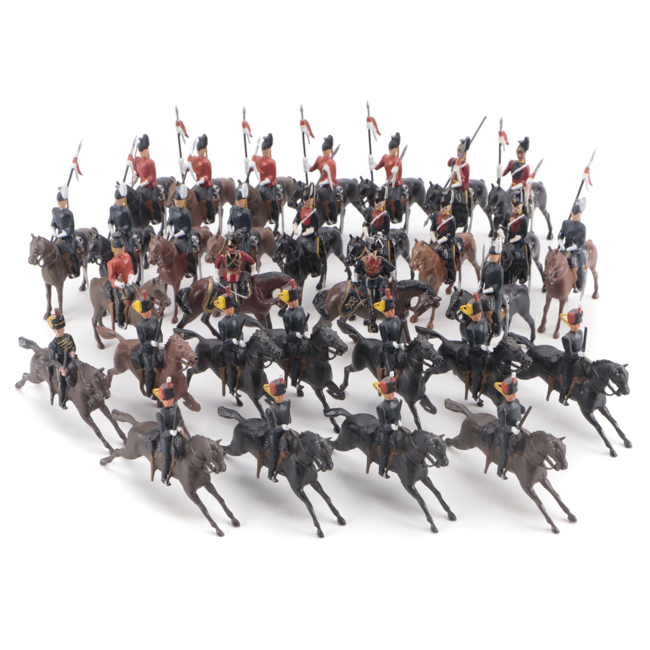Britains Ltd Hand-Painted Cast Metal British Cavalry Dragoons and ...