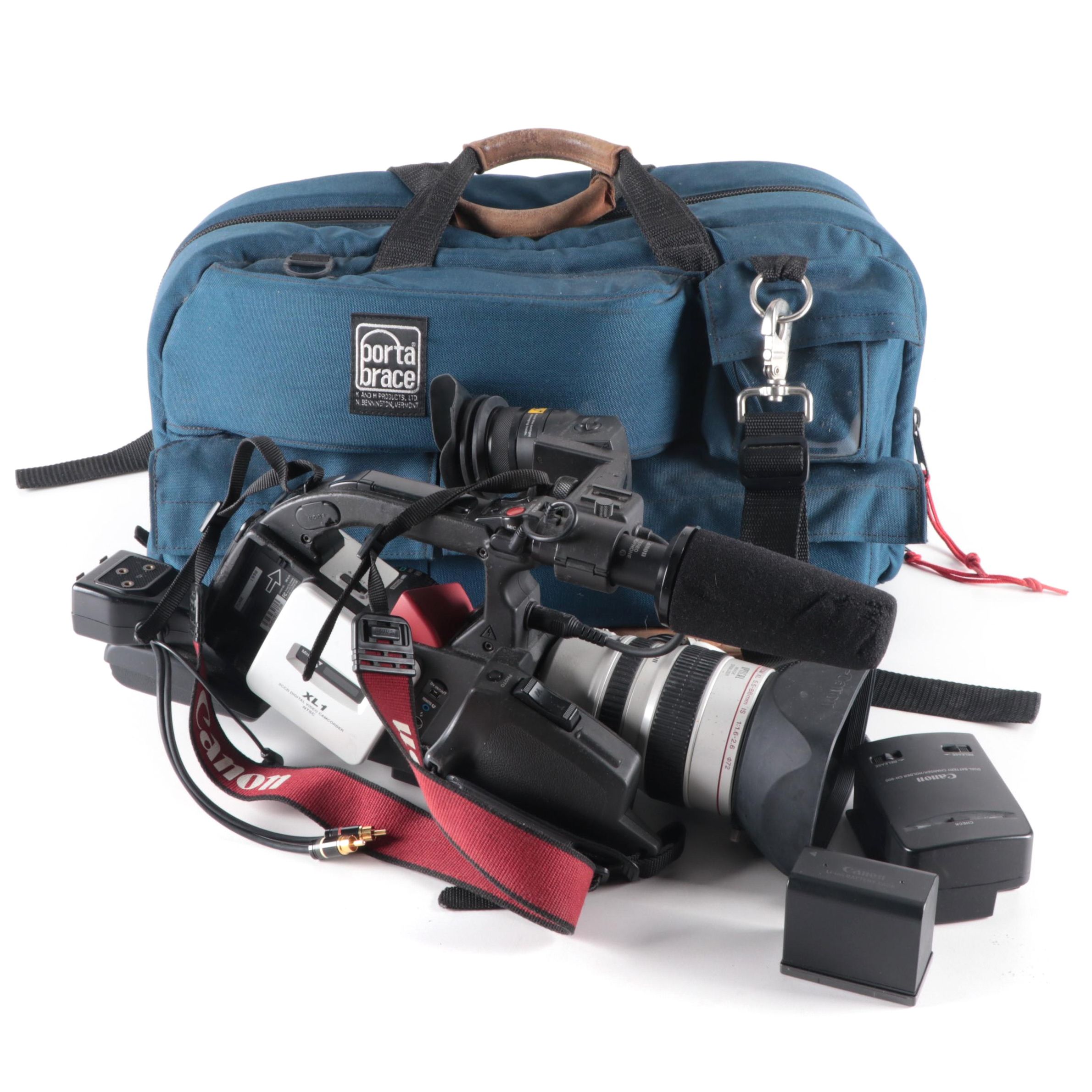 Canon XL1 3CCD Digital Video Camcorder Camera Bundle With Porta Brace ...