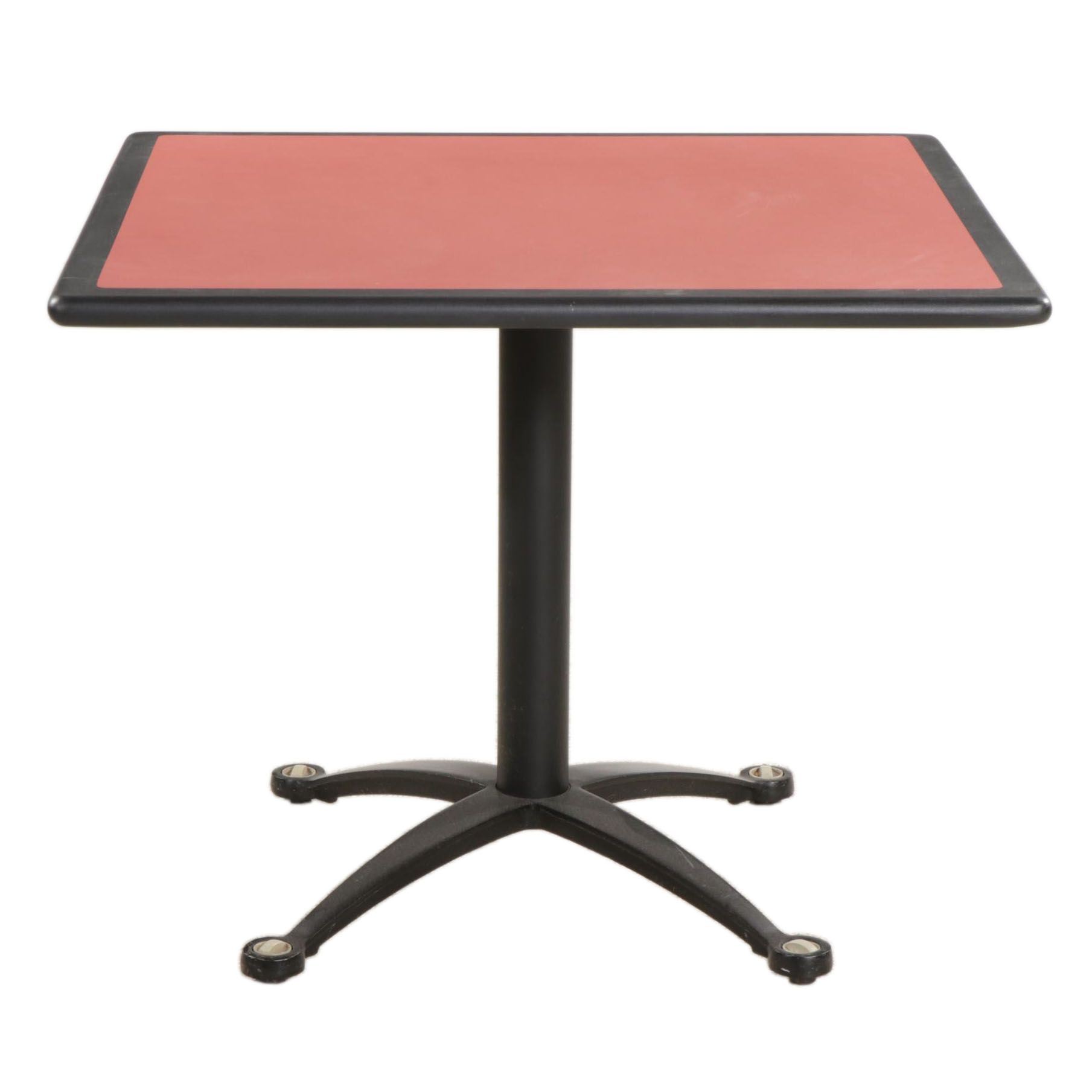 Falcon 36-Inch Square Multi-Purpose Table with Metal Base, 21st Century ...