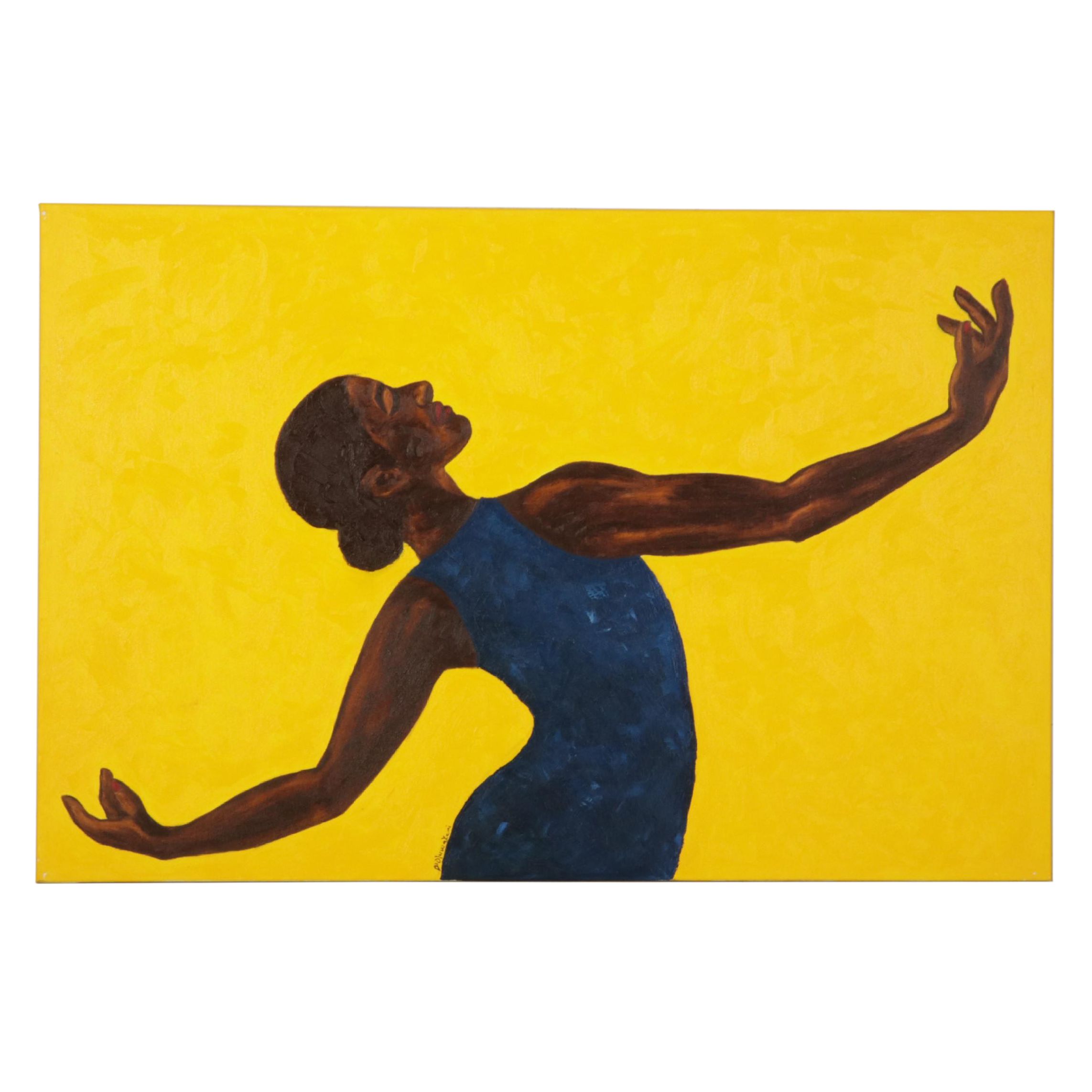 Oluwakemi Omowaire Portrait Oil Painting, 21st Century | EBTH