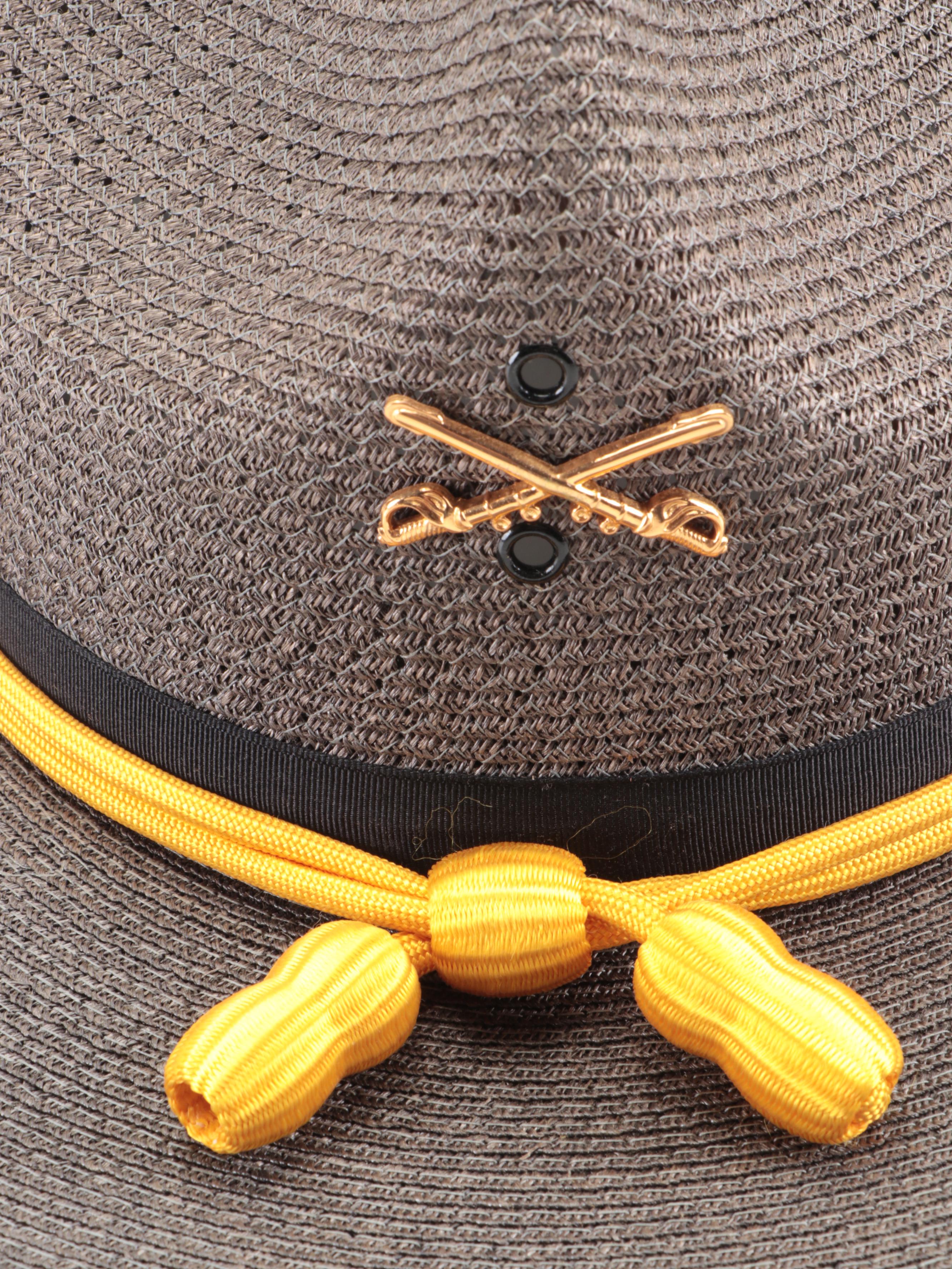 Stratton Campaign Hat With Cavalry Insignia, Mid-Late 20th Century | EBTH