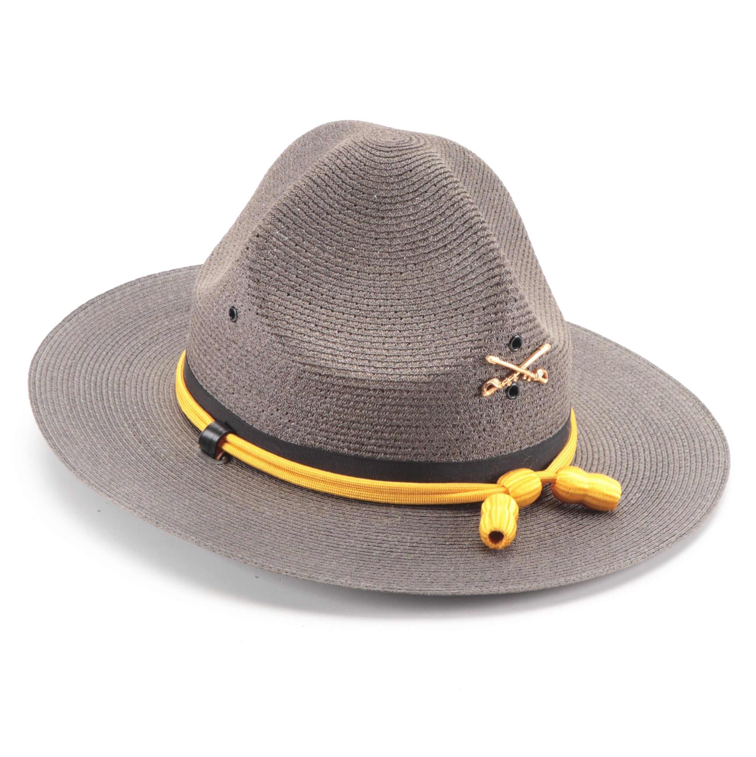 Stratton Campaign Hat With Cavalry Insignia, Mid-Late 20th Century | EBTH