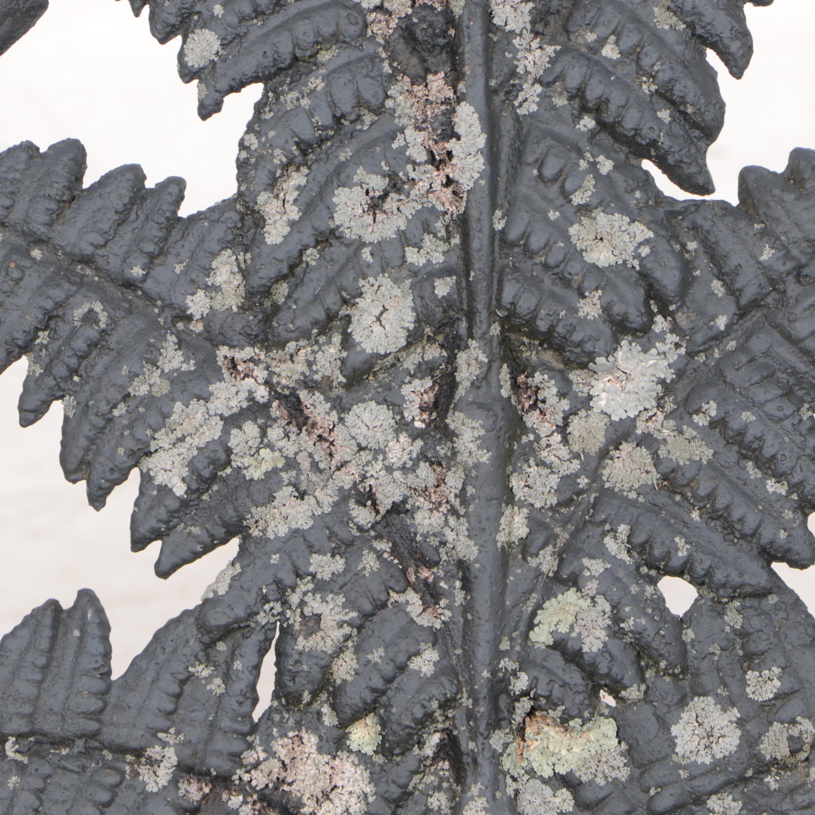 Pair of Victorian Cast Iron Fern Leaf Garden Benches After ...