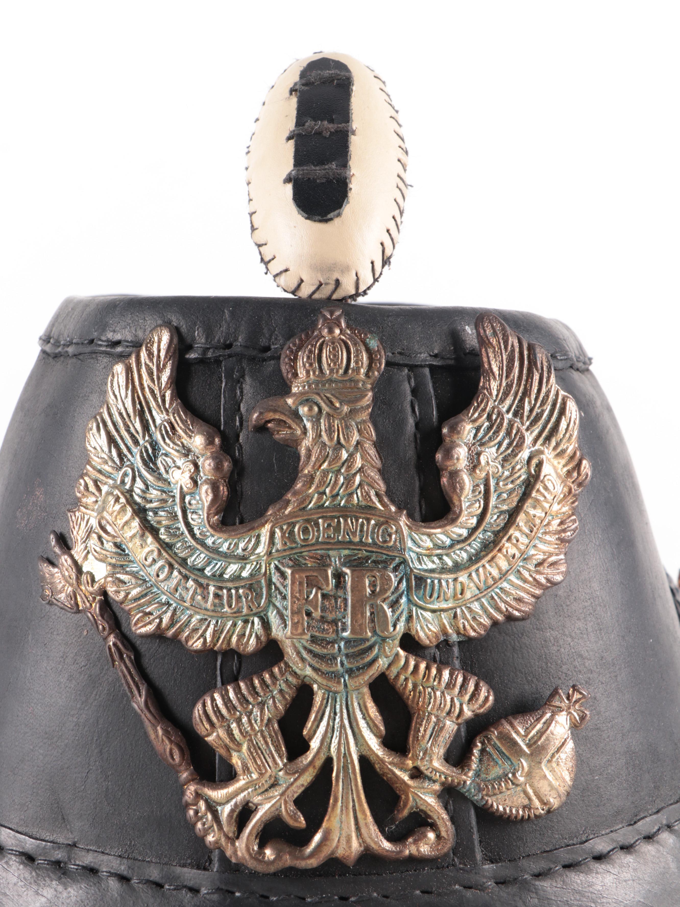 Reproduction WWI Prussian M1915 Jäger Enlisted Shako | EBTH