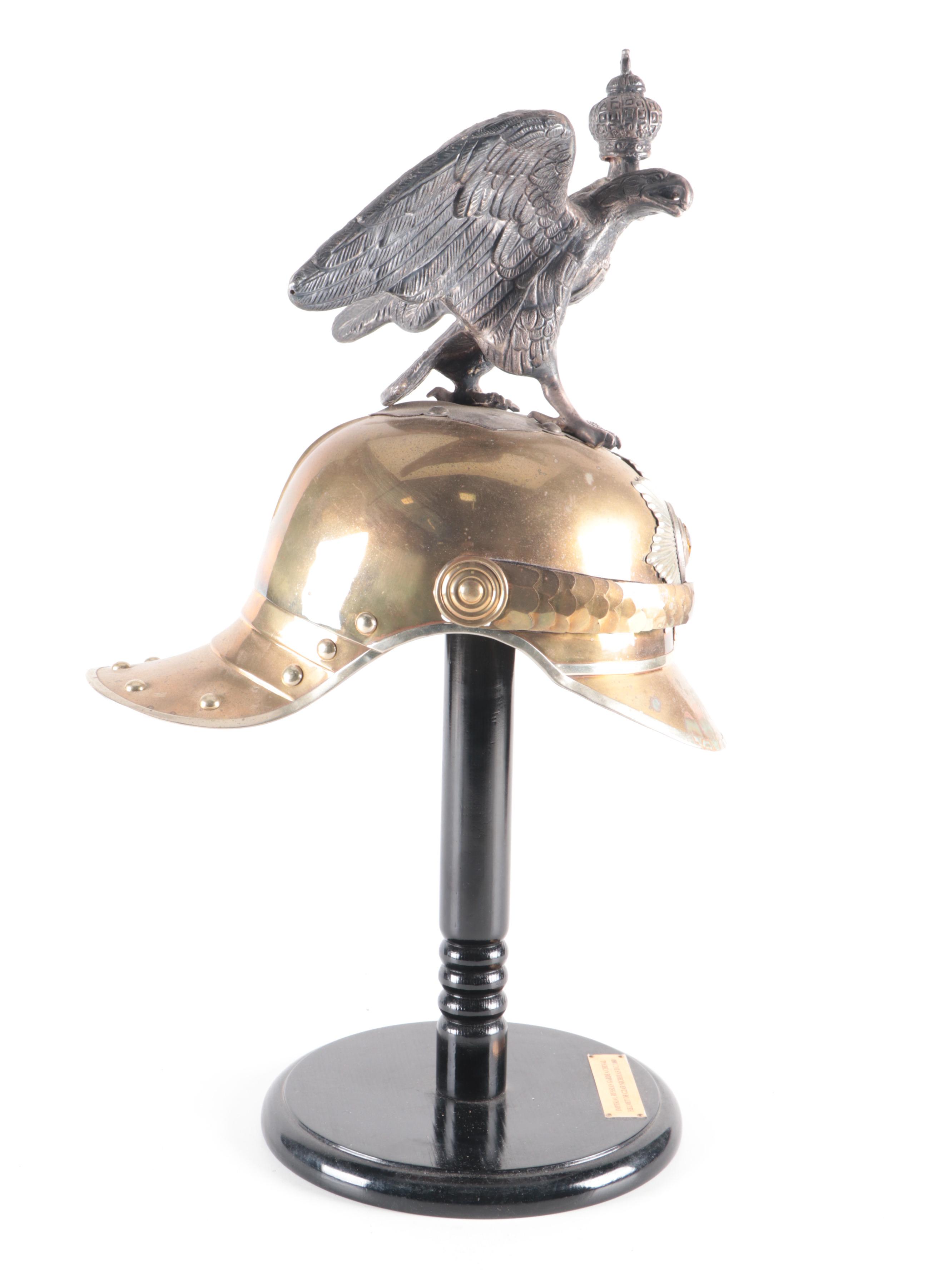 Reproduction of Czar Nicholas II Imperial Russian Garde à Cheval Helmet ...