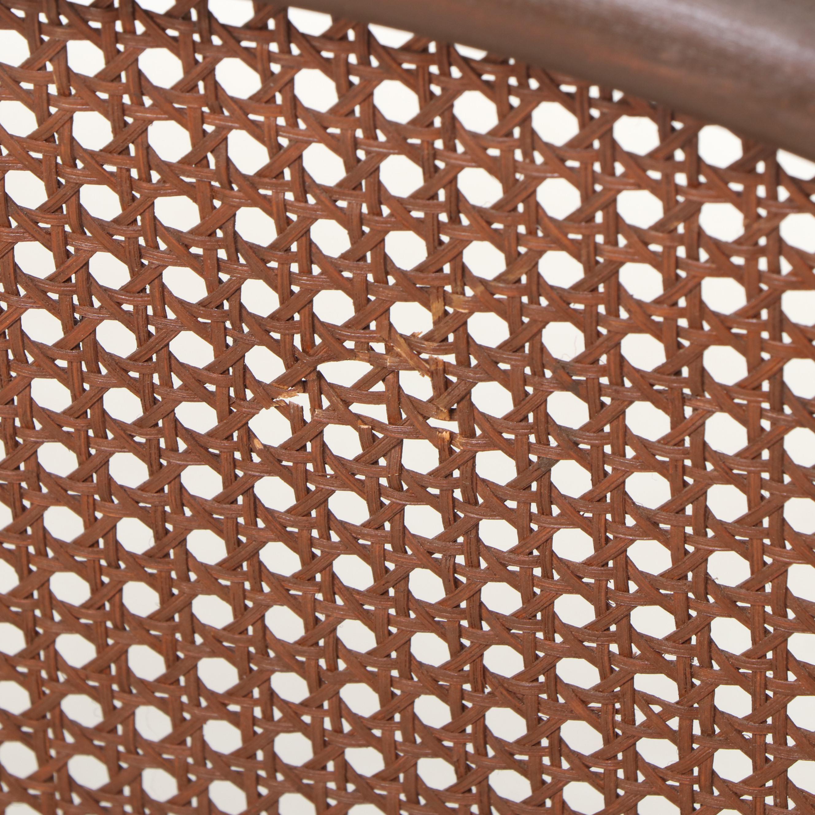 Late Victorian Birch and Cane Settee with Pair of Armchairs | EBTH