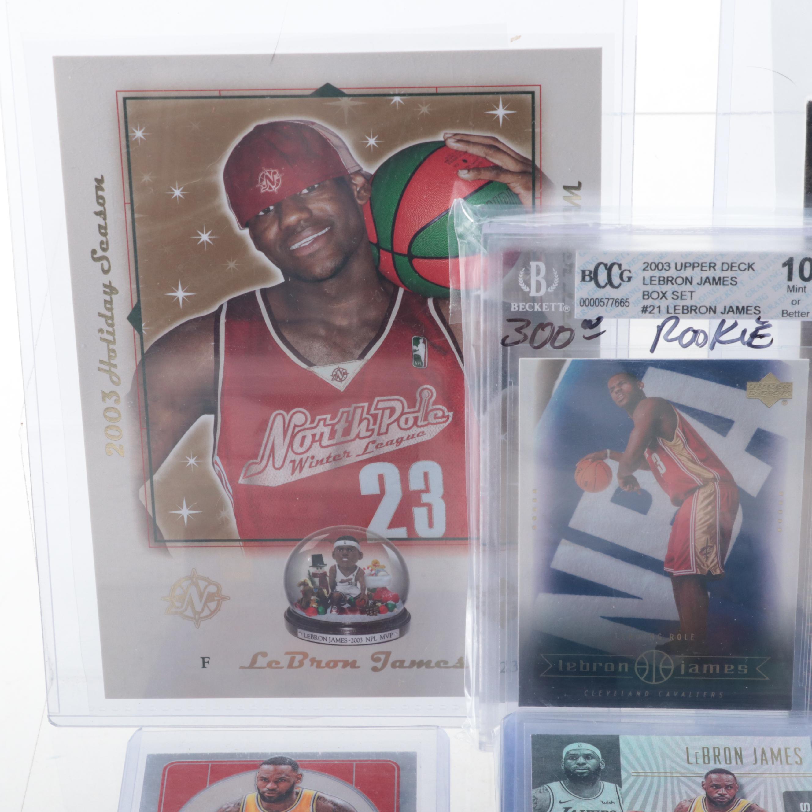 Upper Deck, Other LeBron James Basketball Cards With Rookies, More ...