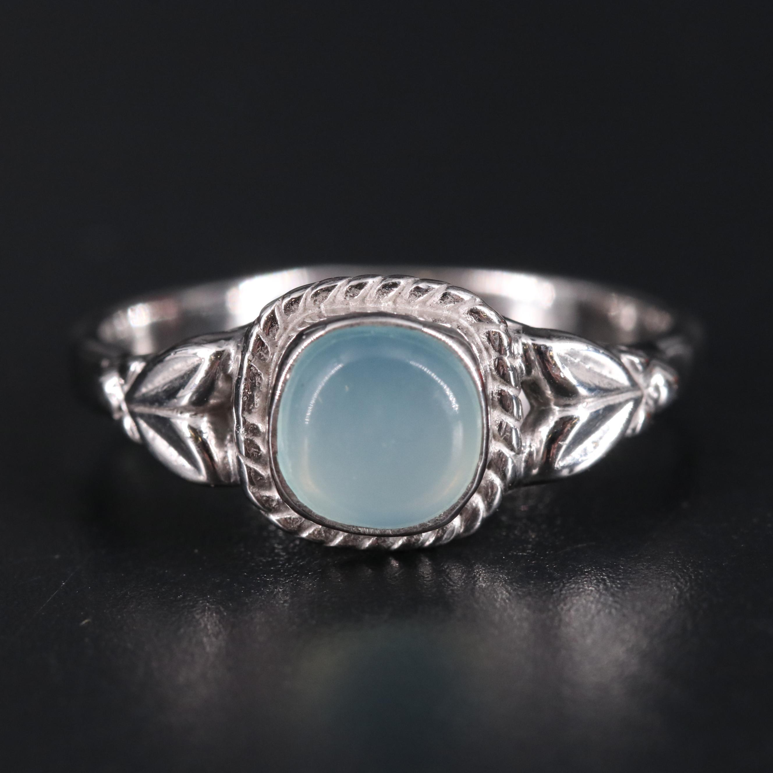 Sterling Silver Aquamarine Ring | EBTH