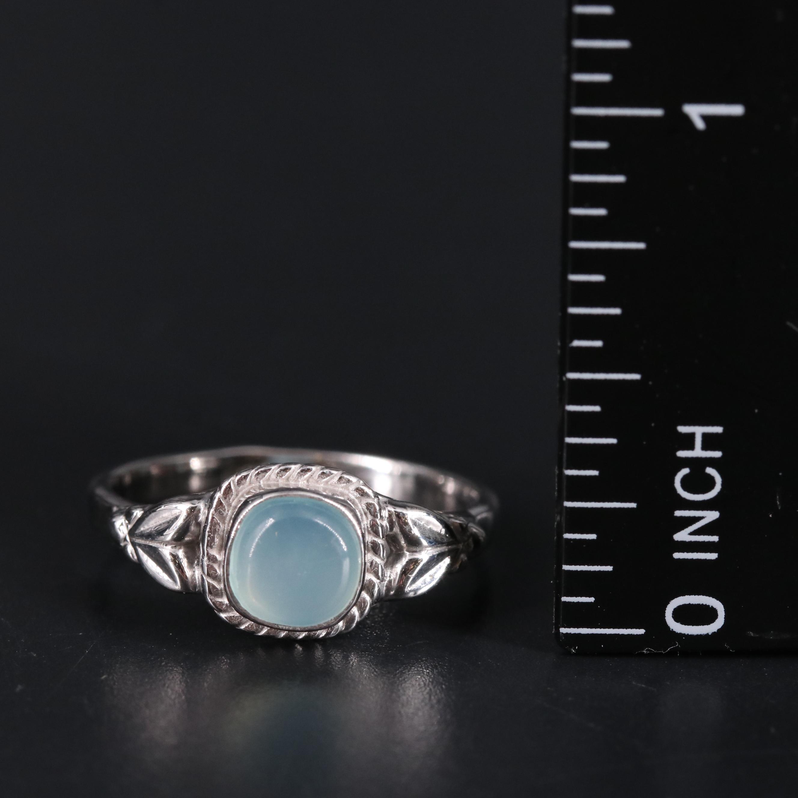 Sterling Silver Aquamarine Ring | EBTH