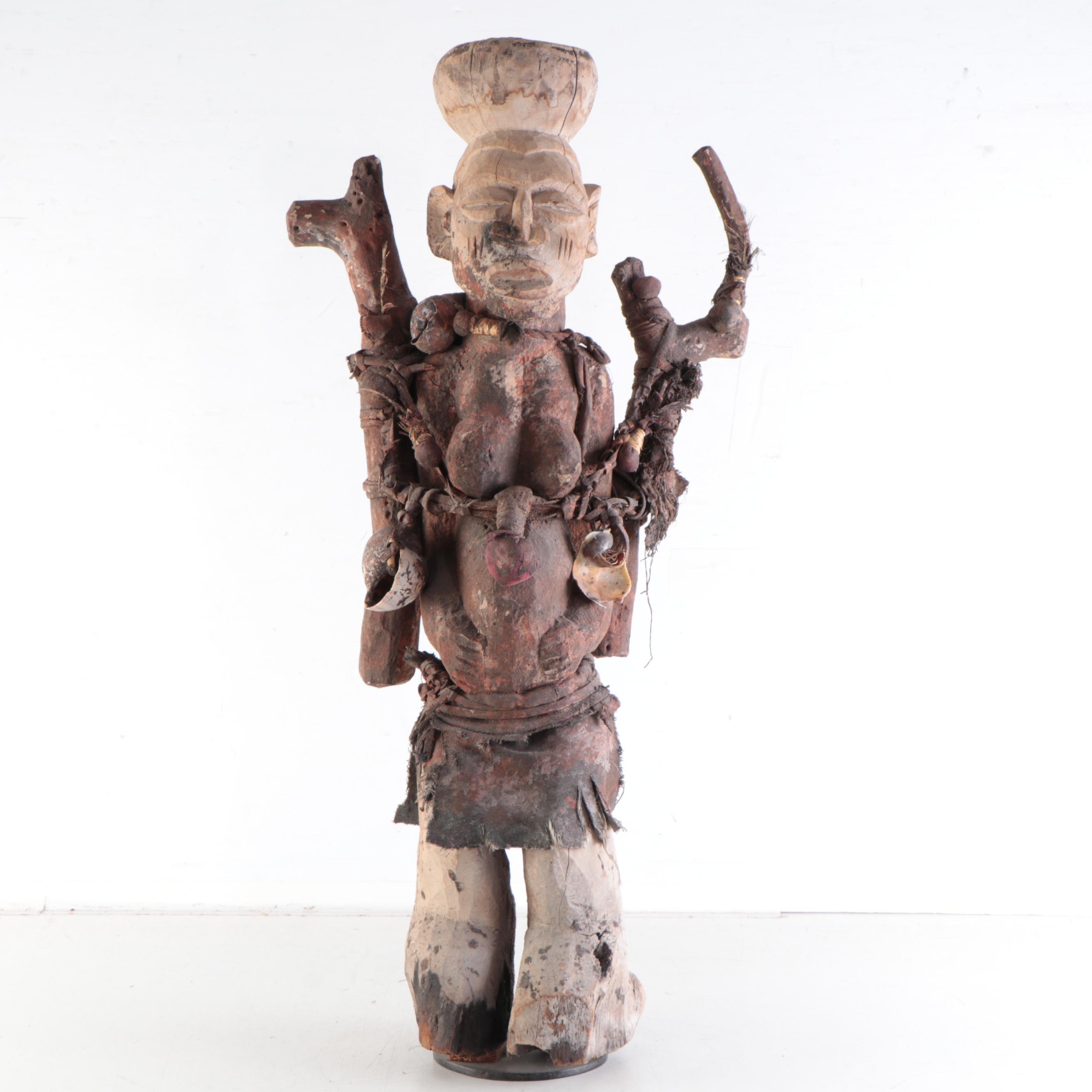 Teke Hand-Carved Wood Figure | EBTH