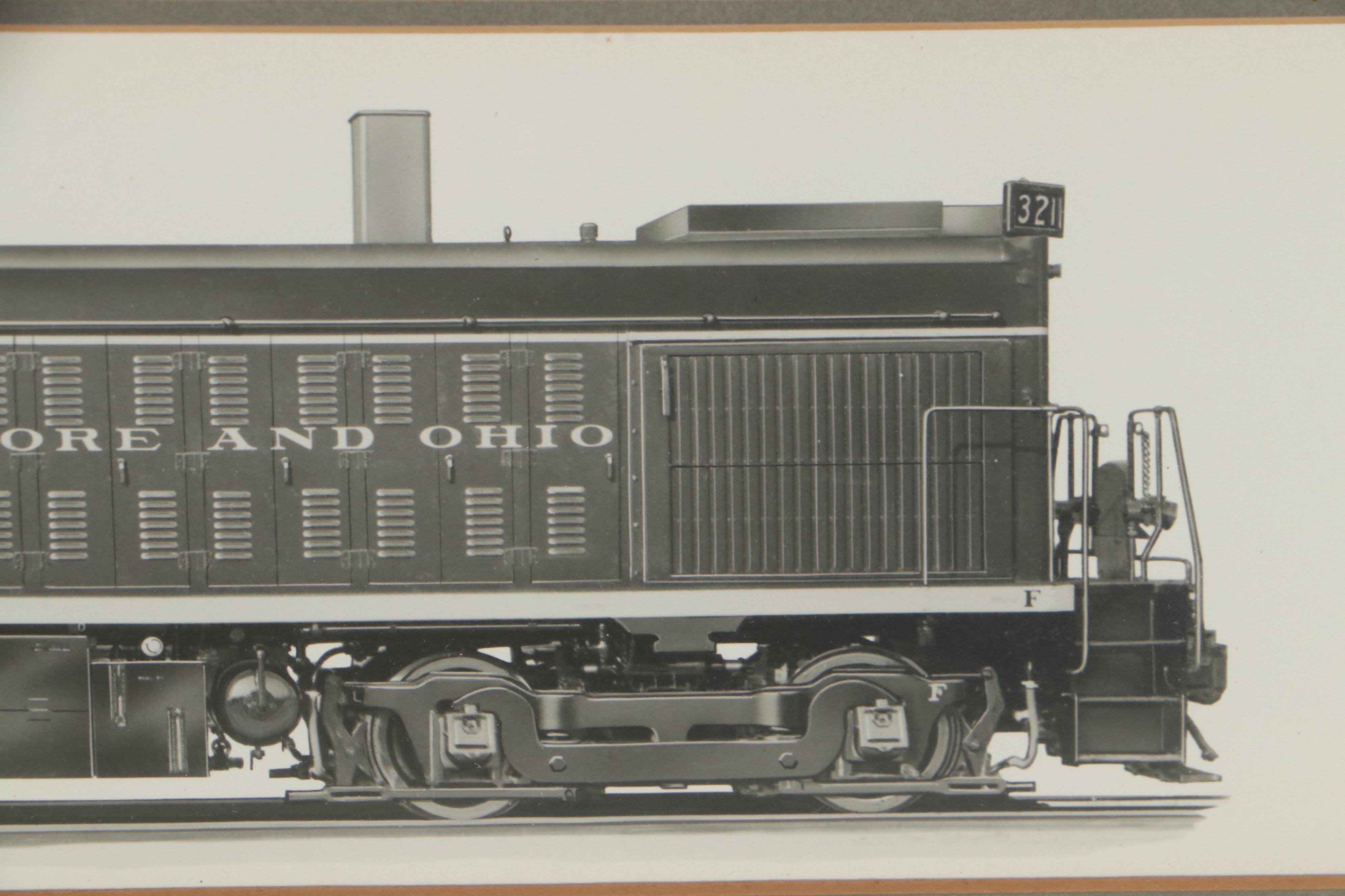 Silver Gelatin Print of Baldwin-Lima-Hamilton Locomotive | EBTH