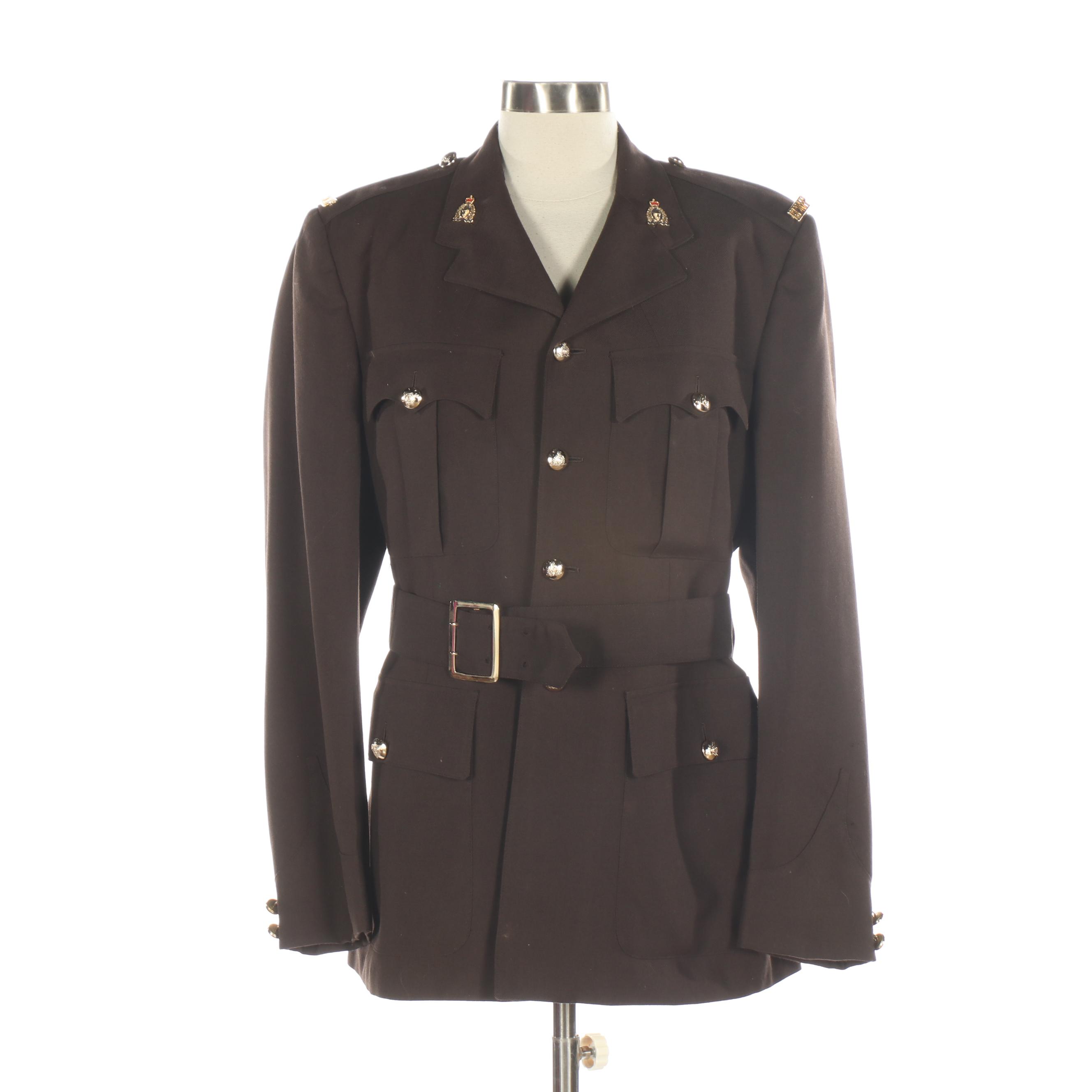 Royal Canadian Mounted Police Uniform in Wool Serge with Leather Gun ...