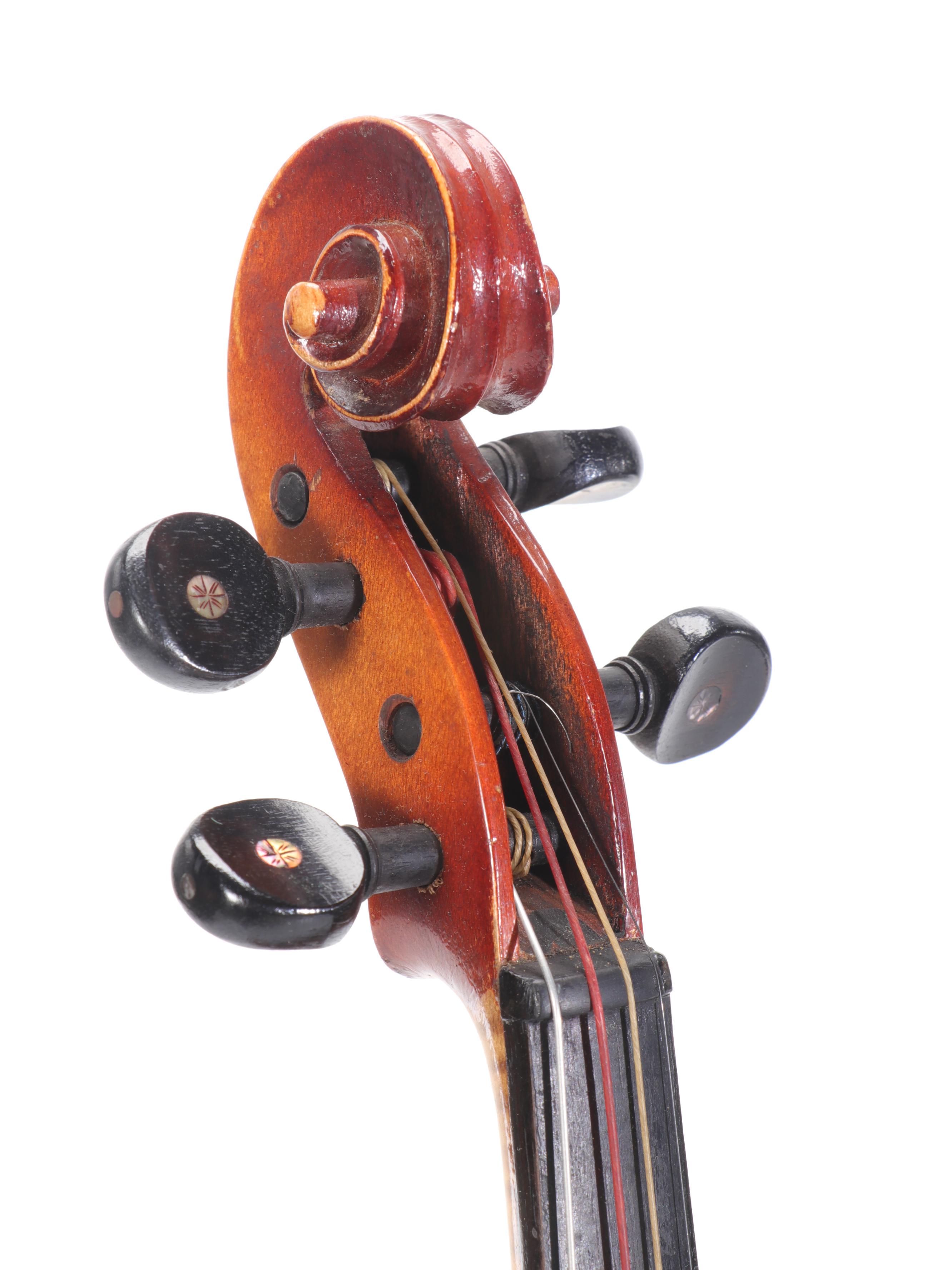 Stradivarius Replica 4/4 Violin with Bow and Case | EBTH