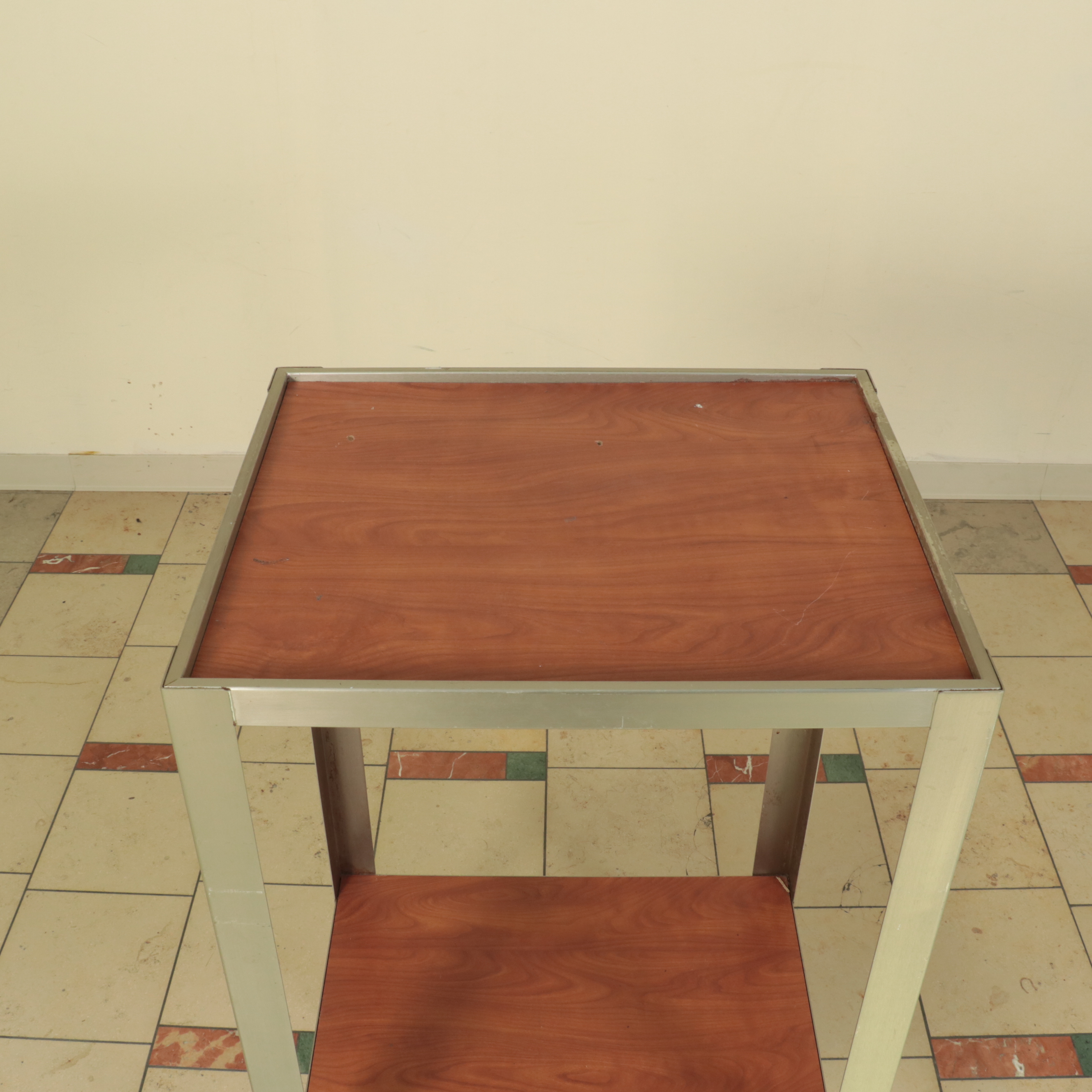 Laminated and Painted Wood Display Tables and Shelves on Wheels | EBTH