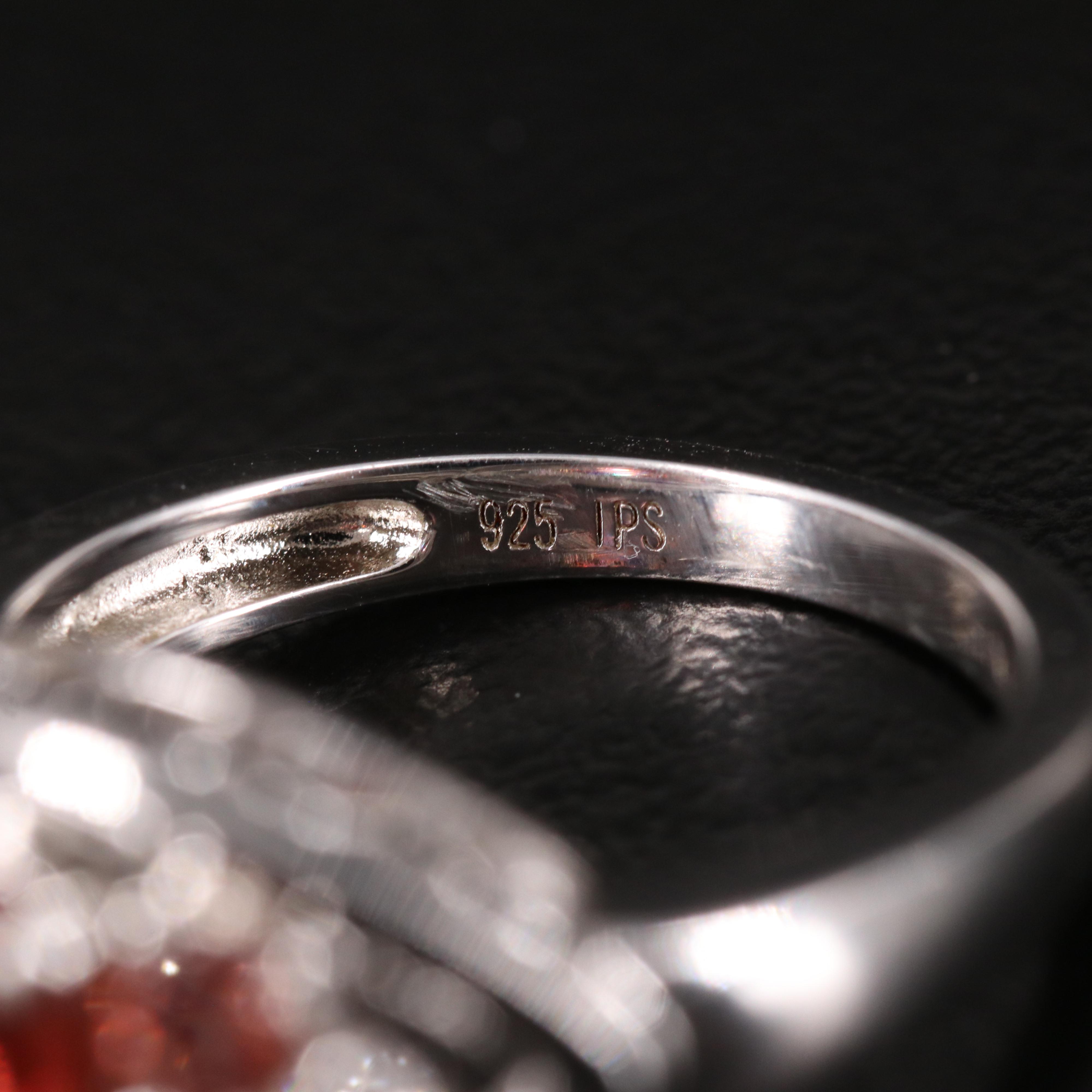 Sterling Sunstone and Topaz Ring | EBTH