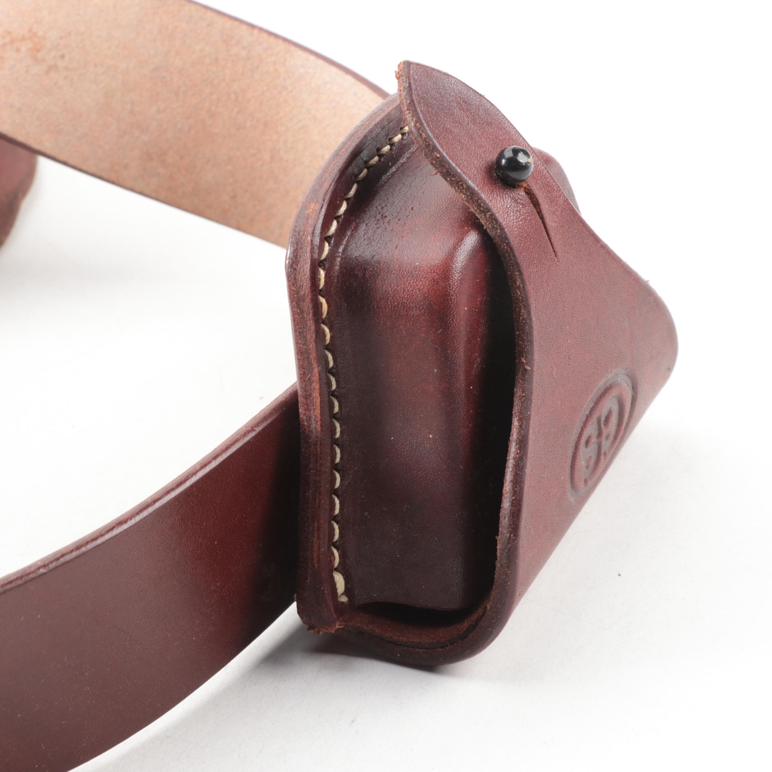 Triple K with Other Leather Gun Holster Belts and Rifle Holster | EBTH