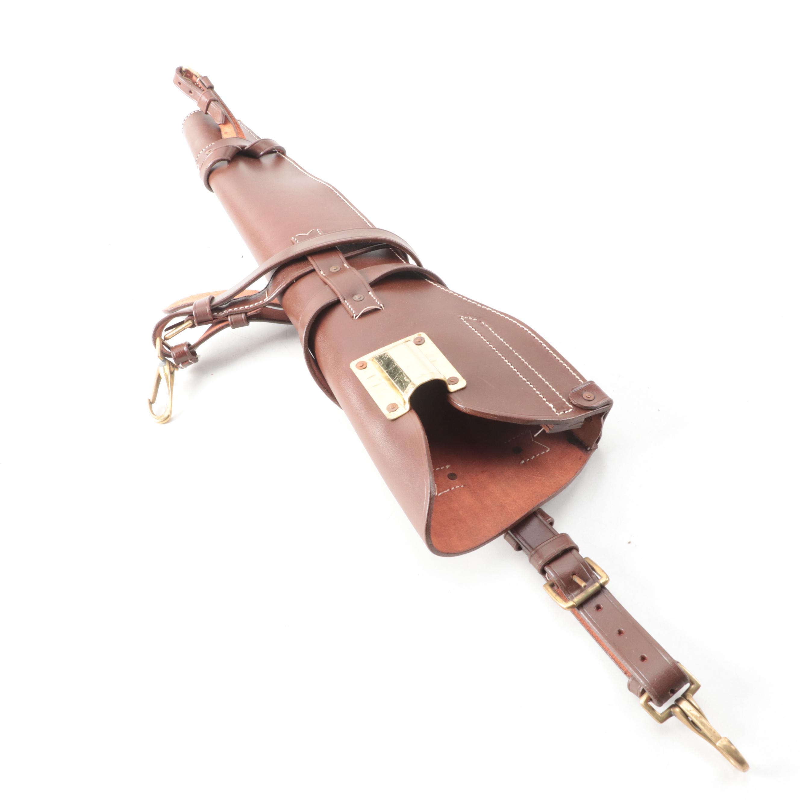 Triple K with Other Leather Gun Holster Belts and Rifle Holster | EBTH