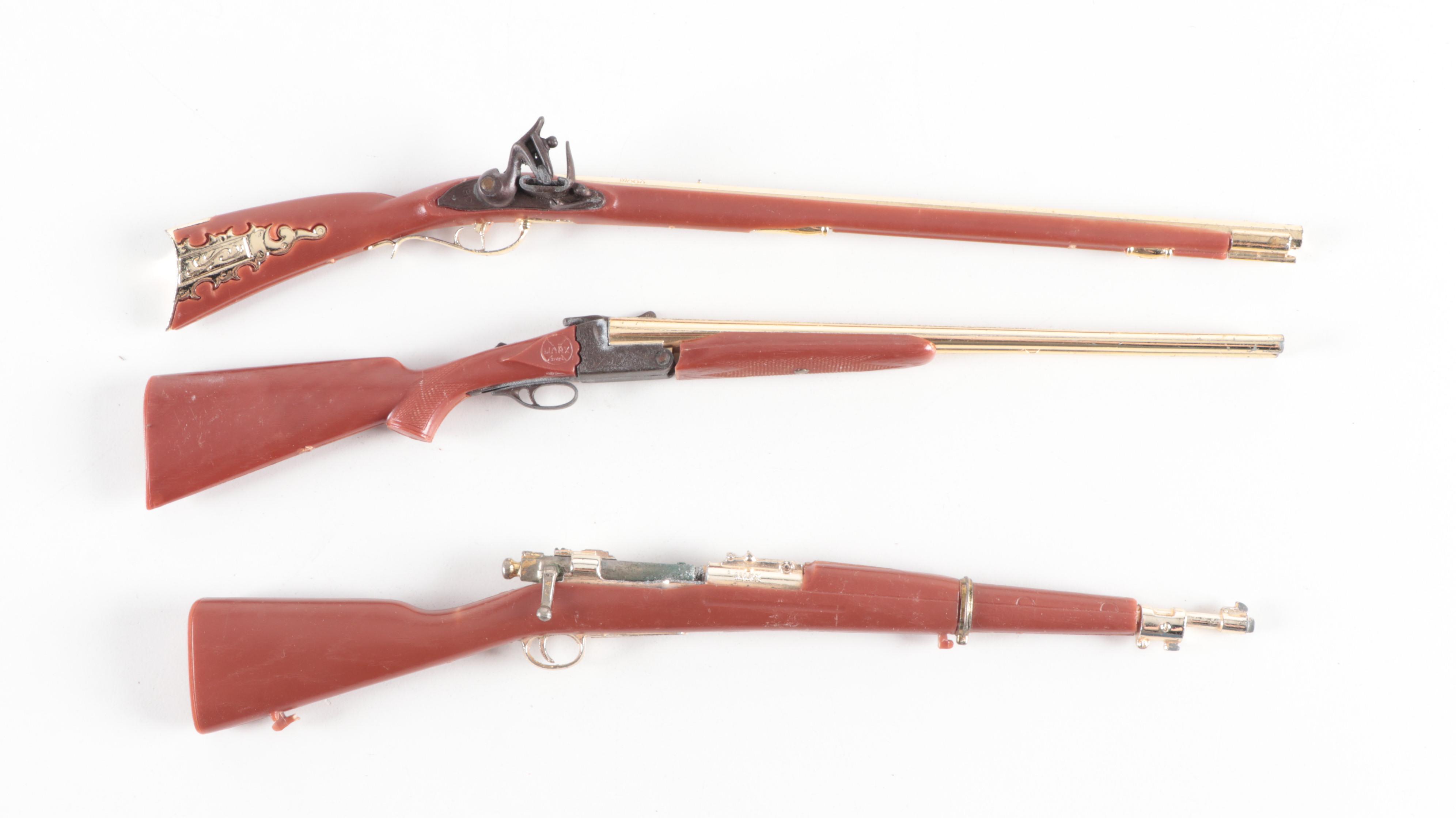 Marx Springfield Rifle and Other Miniature Model Toy Firearms | EBTH