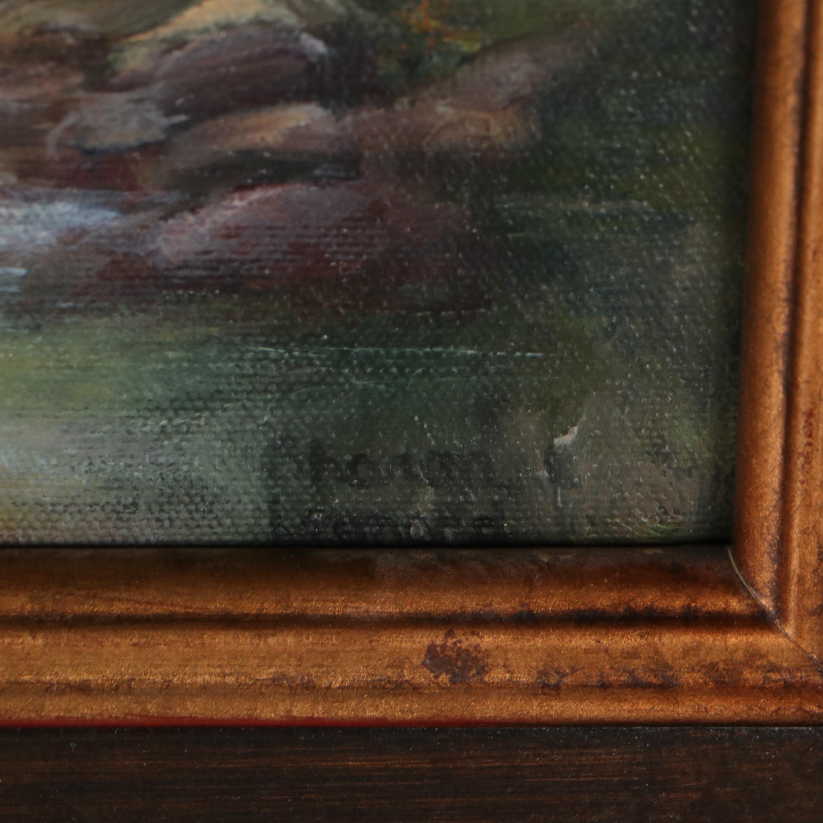 Sharon Leonard Oil Painting of Forest, 21st Century | EBTH