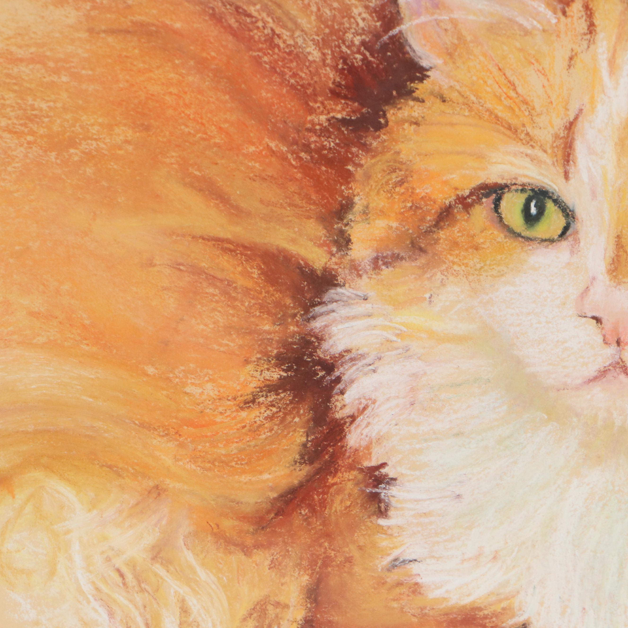 Sharon Leonard Pastel Drawing "Her Majesty," 21st Century | EBTH