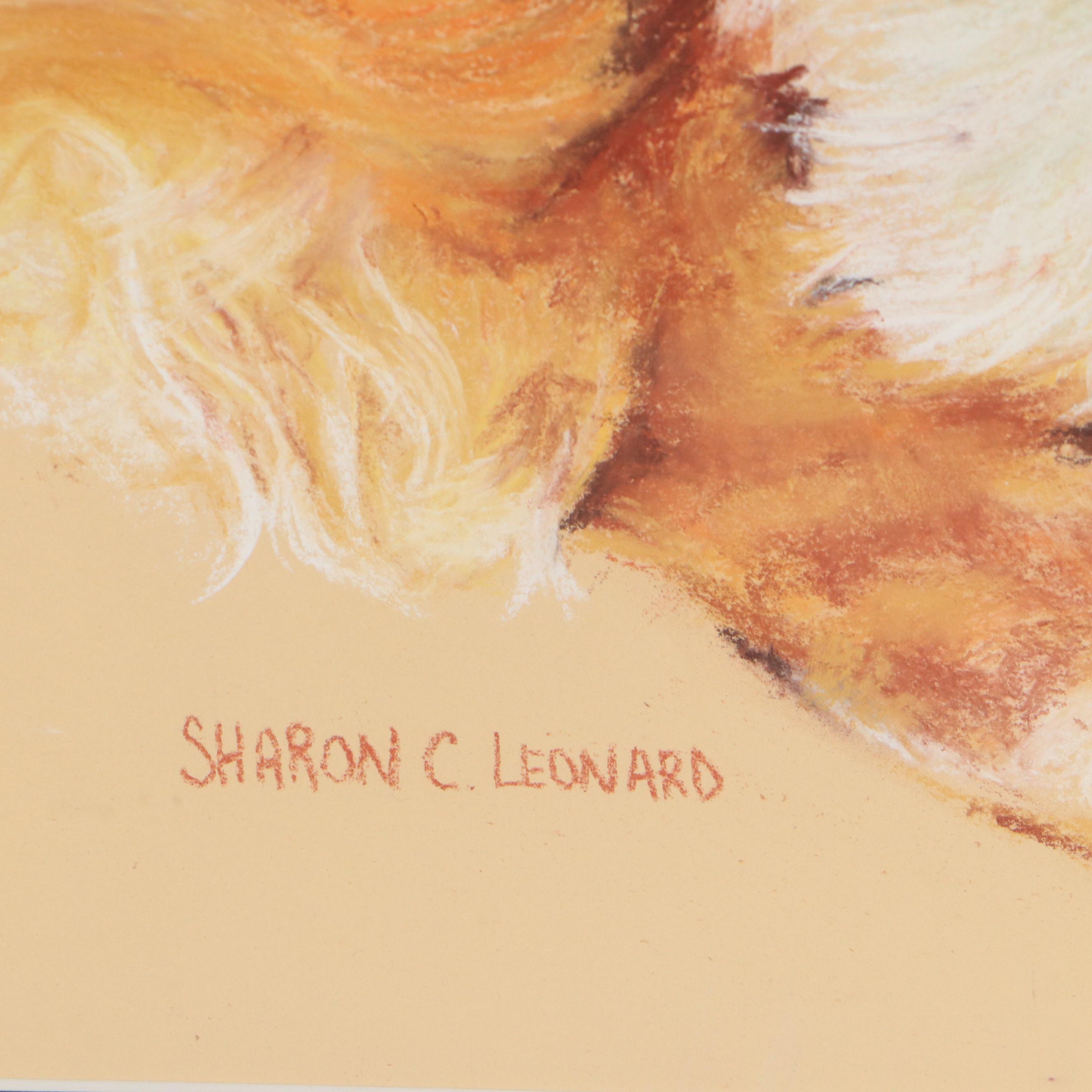 Sharon Leonard Pastel Drawing "Her Majesty," 21st Century | EBTH