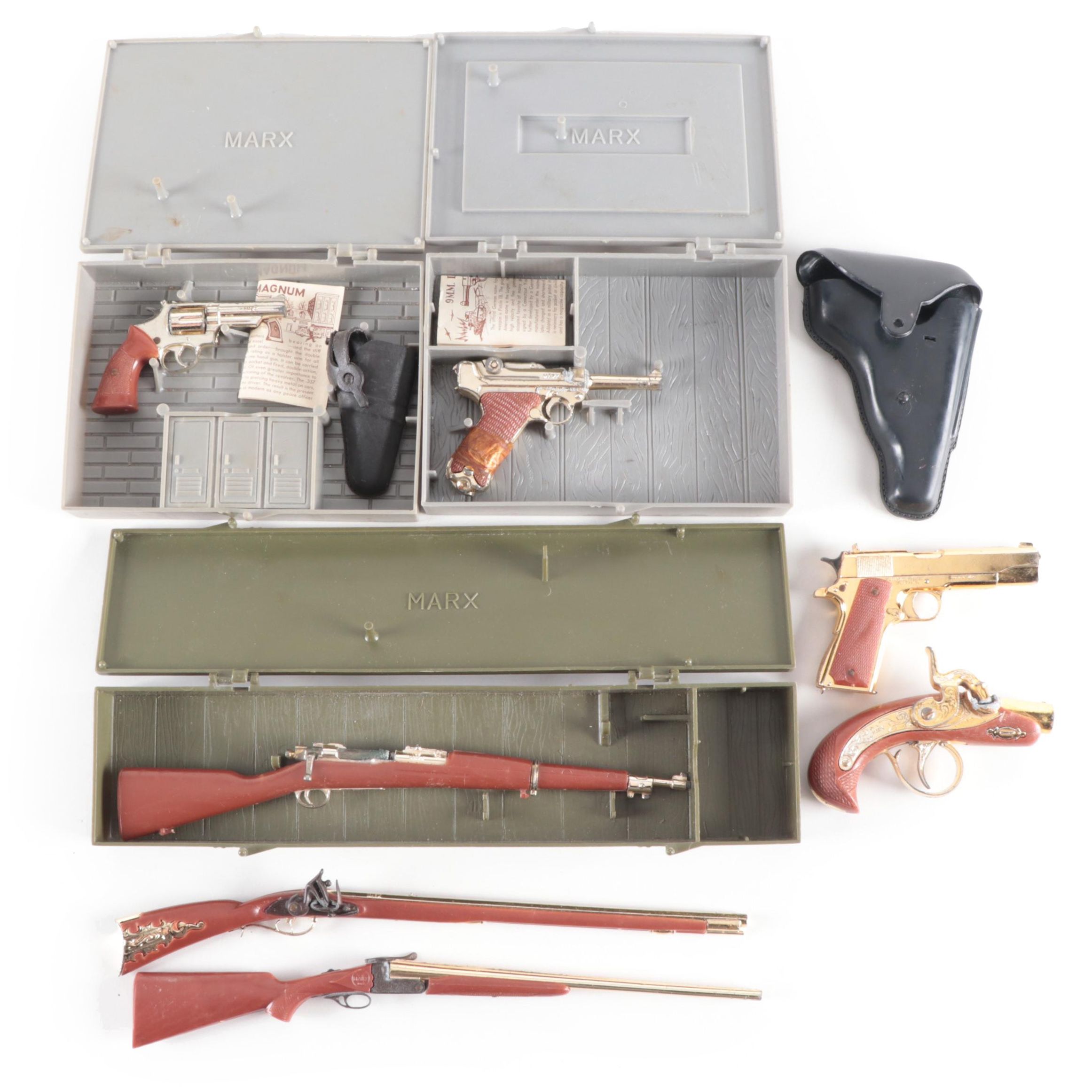 Marx Springfield Rifle and Other Miniature Model Toy Firearms | EBTH