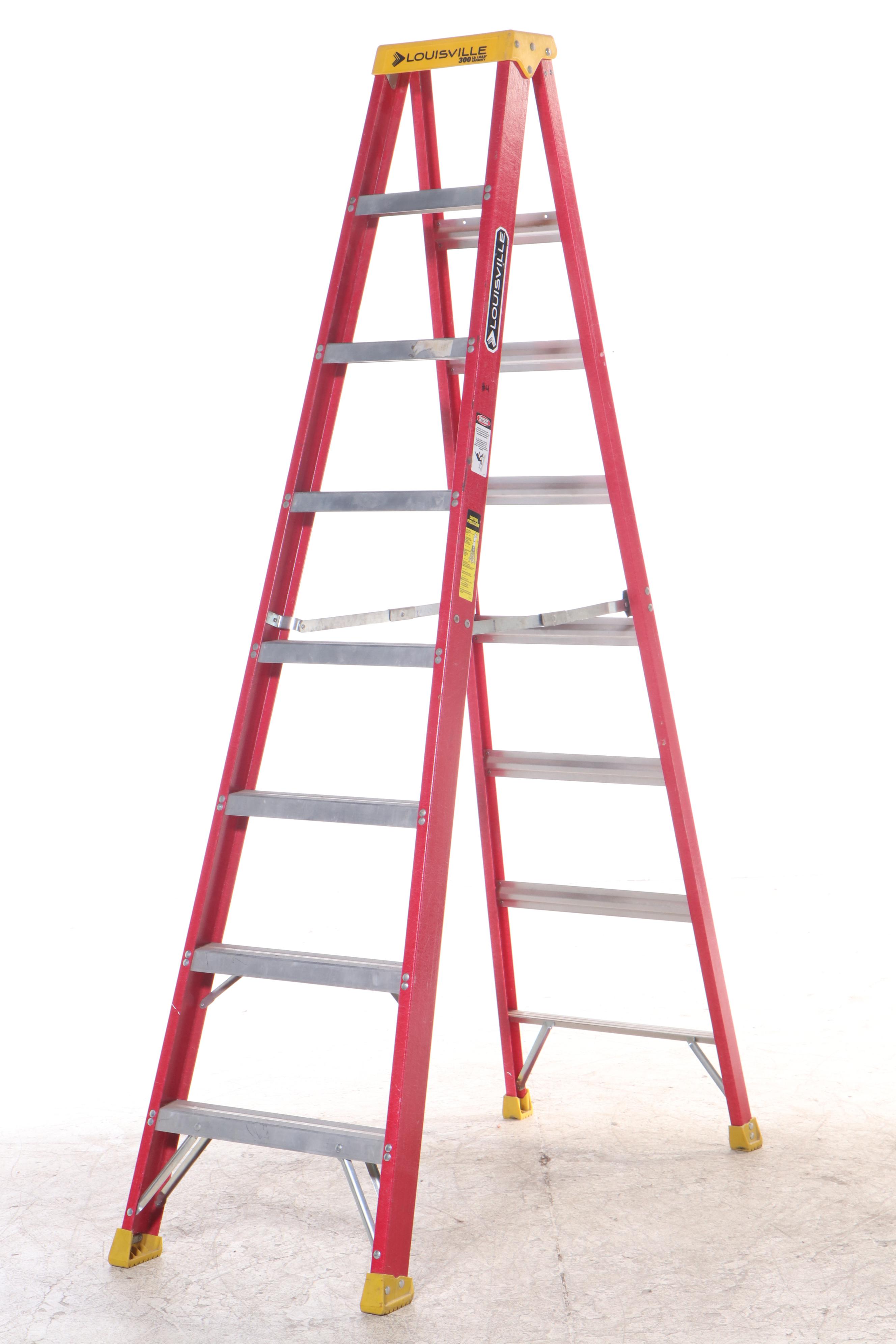 Louisville Ladder Co, Werner Craft Master Aluminum and Fiberglass Step ...