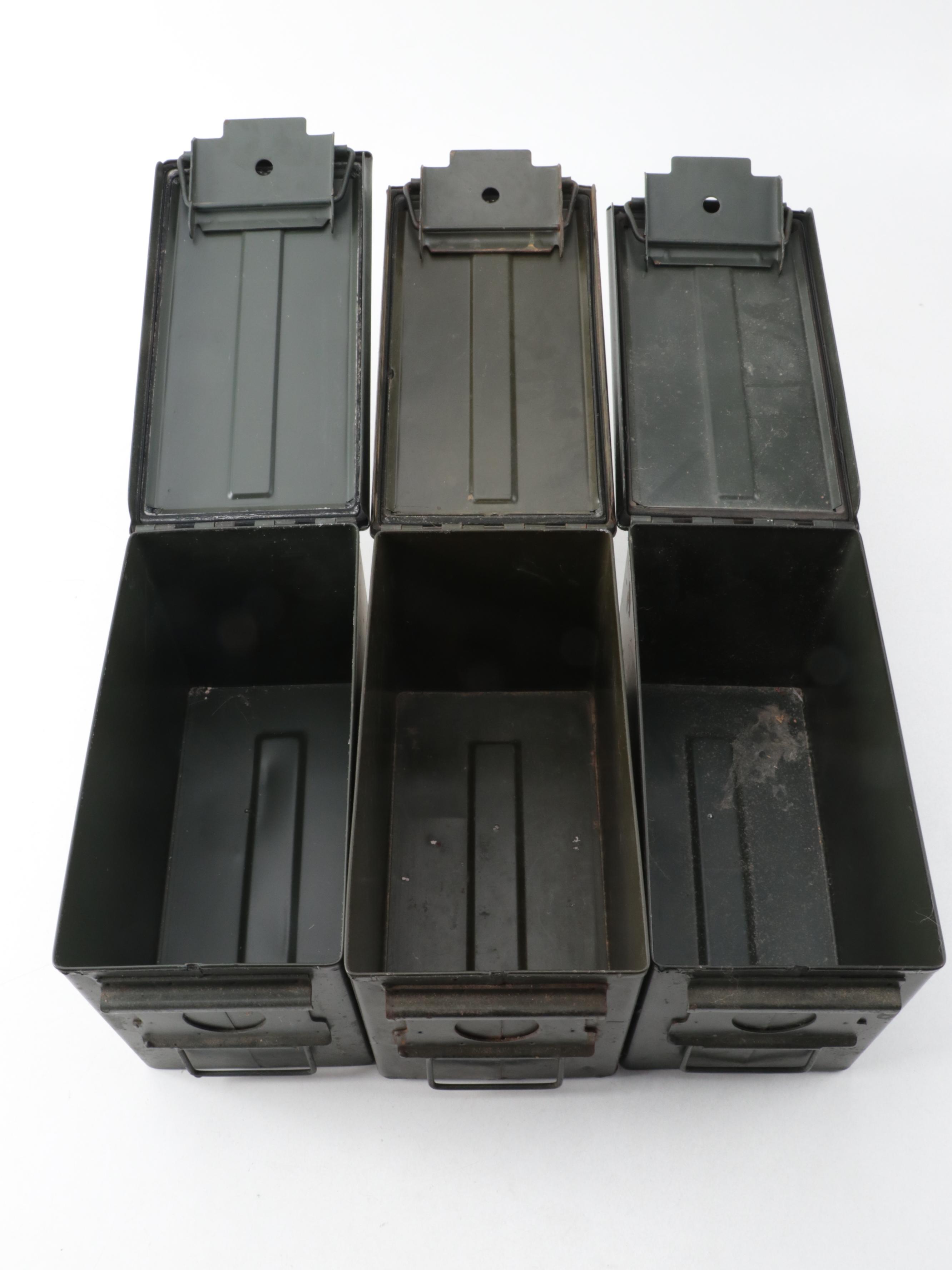 Six Metal Ammunition Cans | EBTH