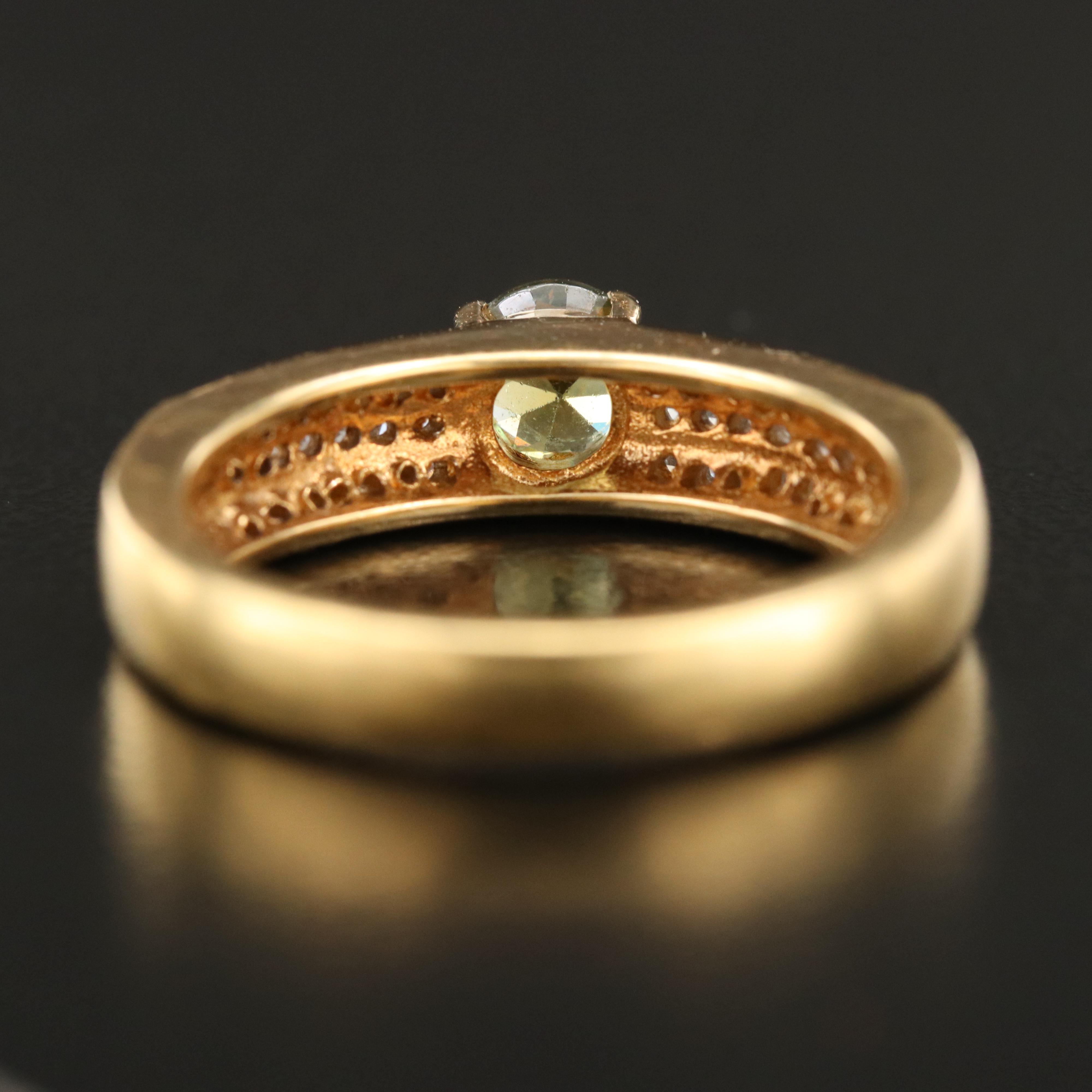 Amayani 18K Demantoid Garnet and Diamond Ring | EBTH