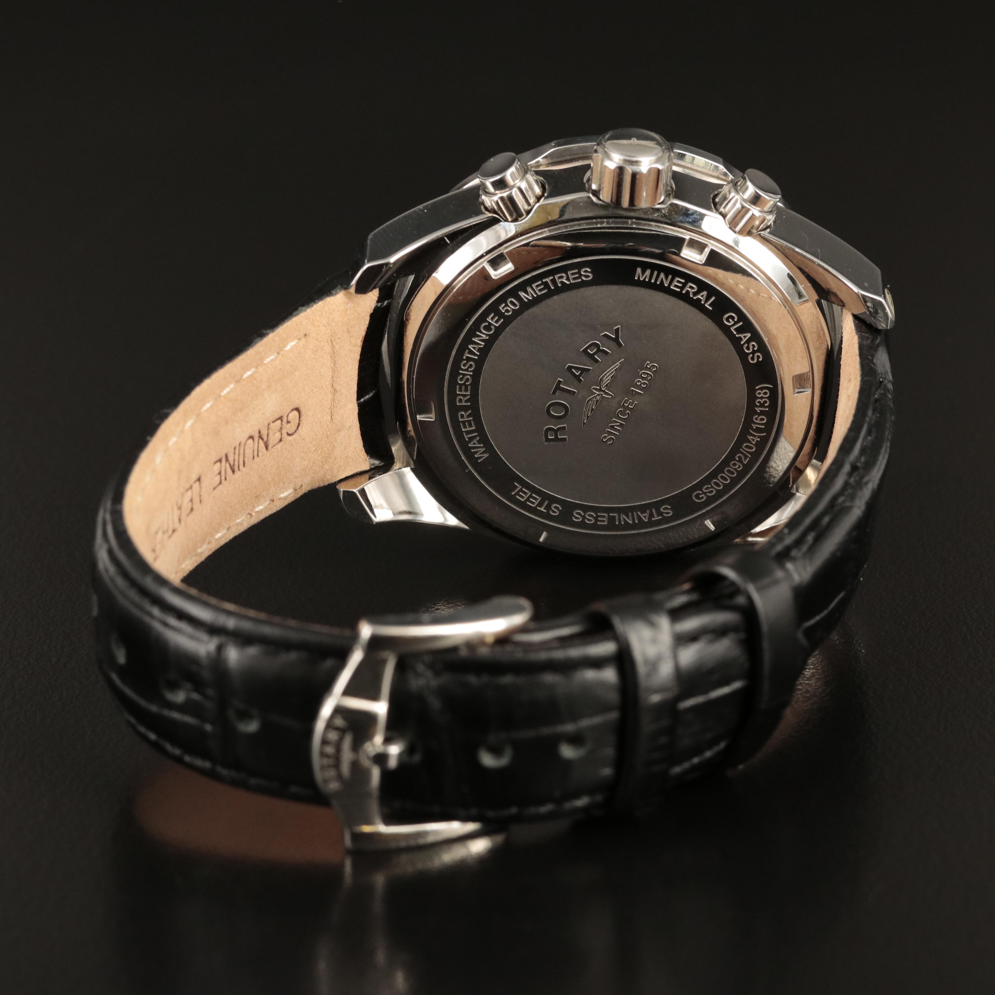 Rotary Blue Dial Chronograph Wristwatch | EBTH