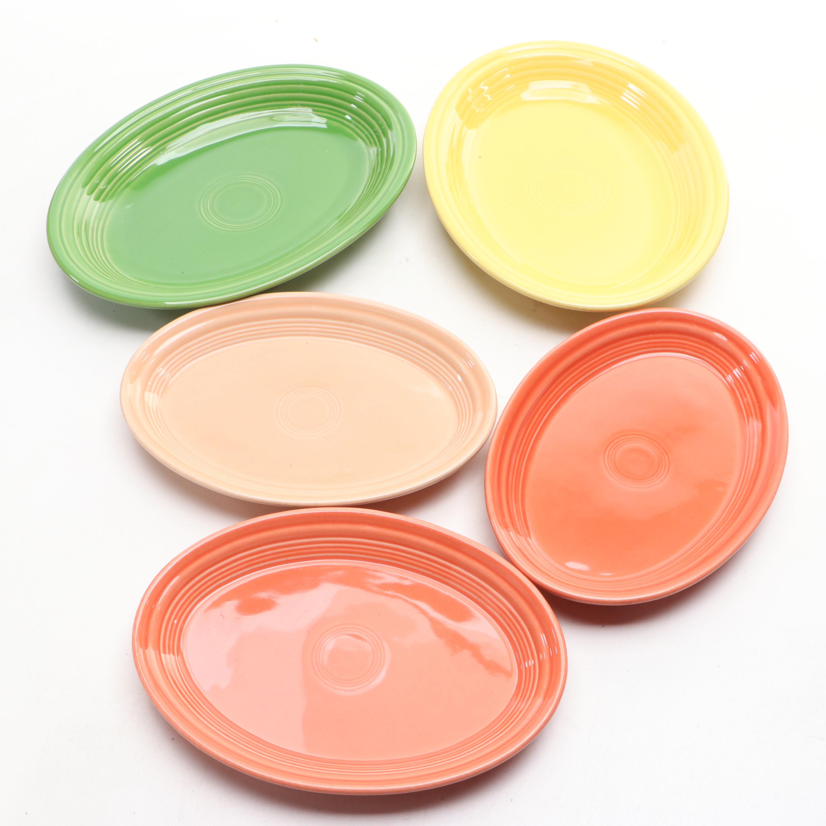 Homer Laughlin "Fiesta" Ceramic Dinnerware and Culver Fiesta Striped ...