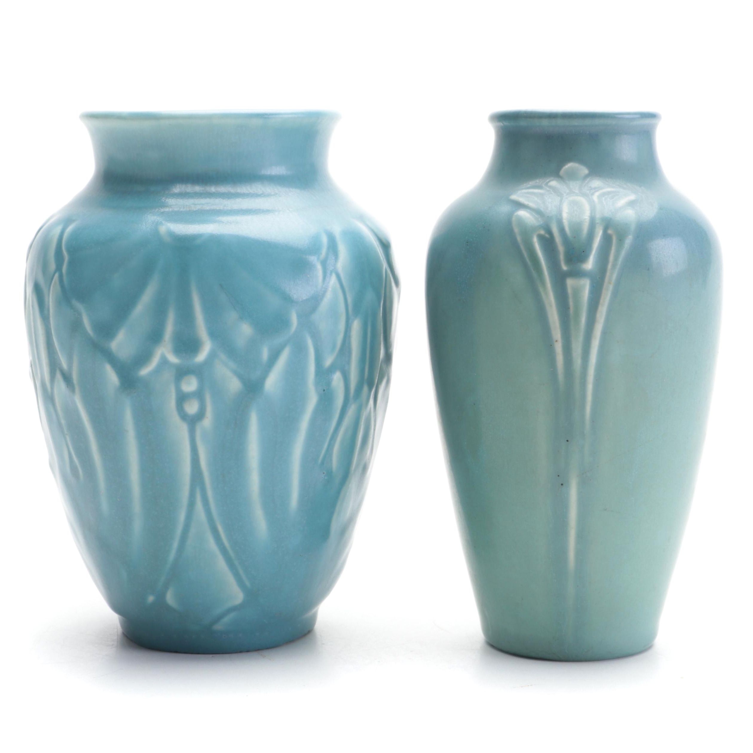 Edward George Diers Rookwood Pottery Vellum Glaze Vase, 1927 | EBTH